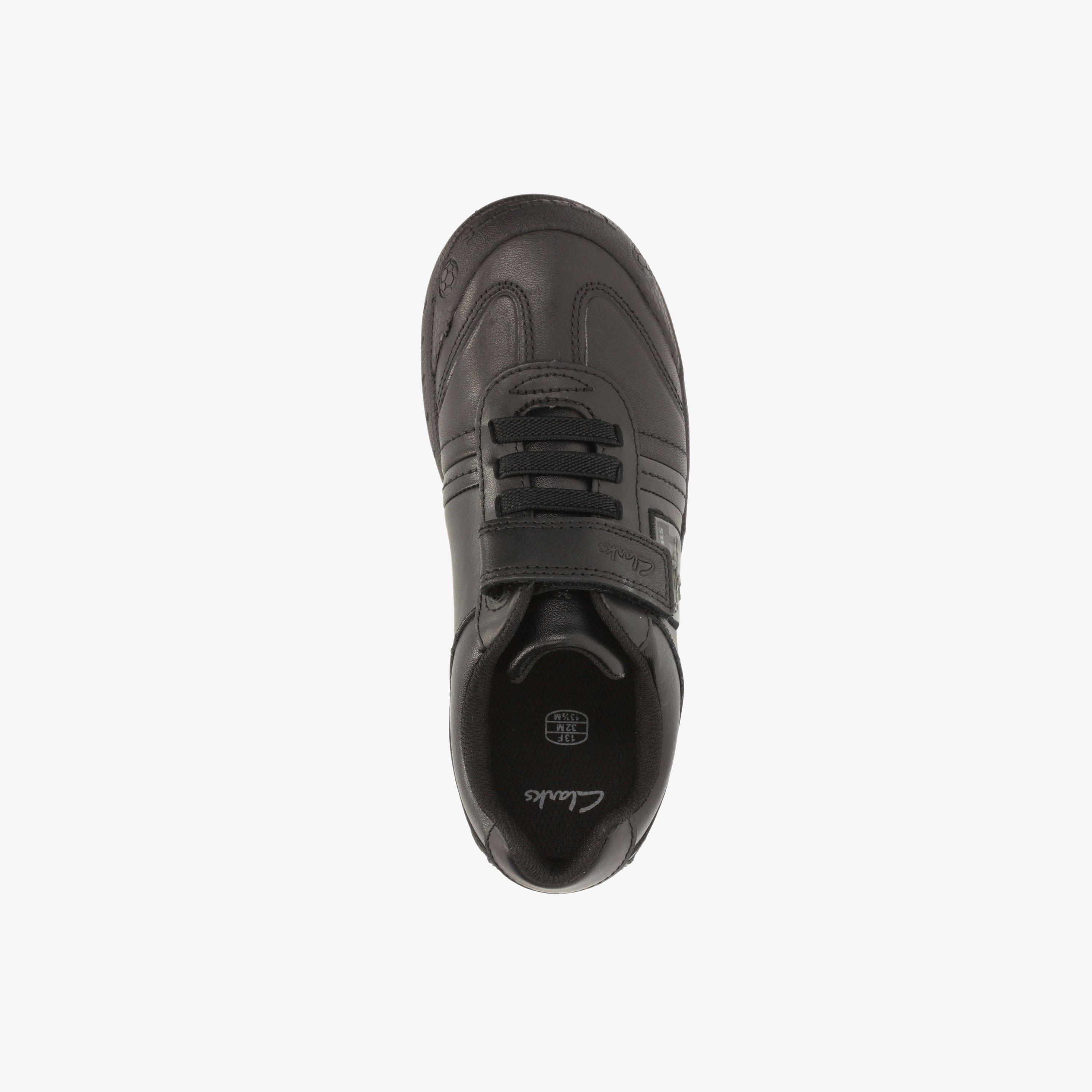 Boys Leader Play Kid Black Leather Shoes | Clarks Outlet