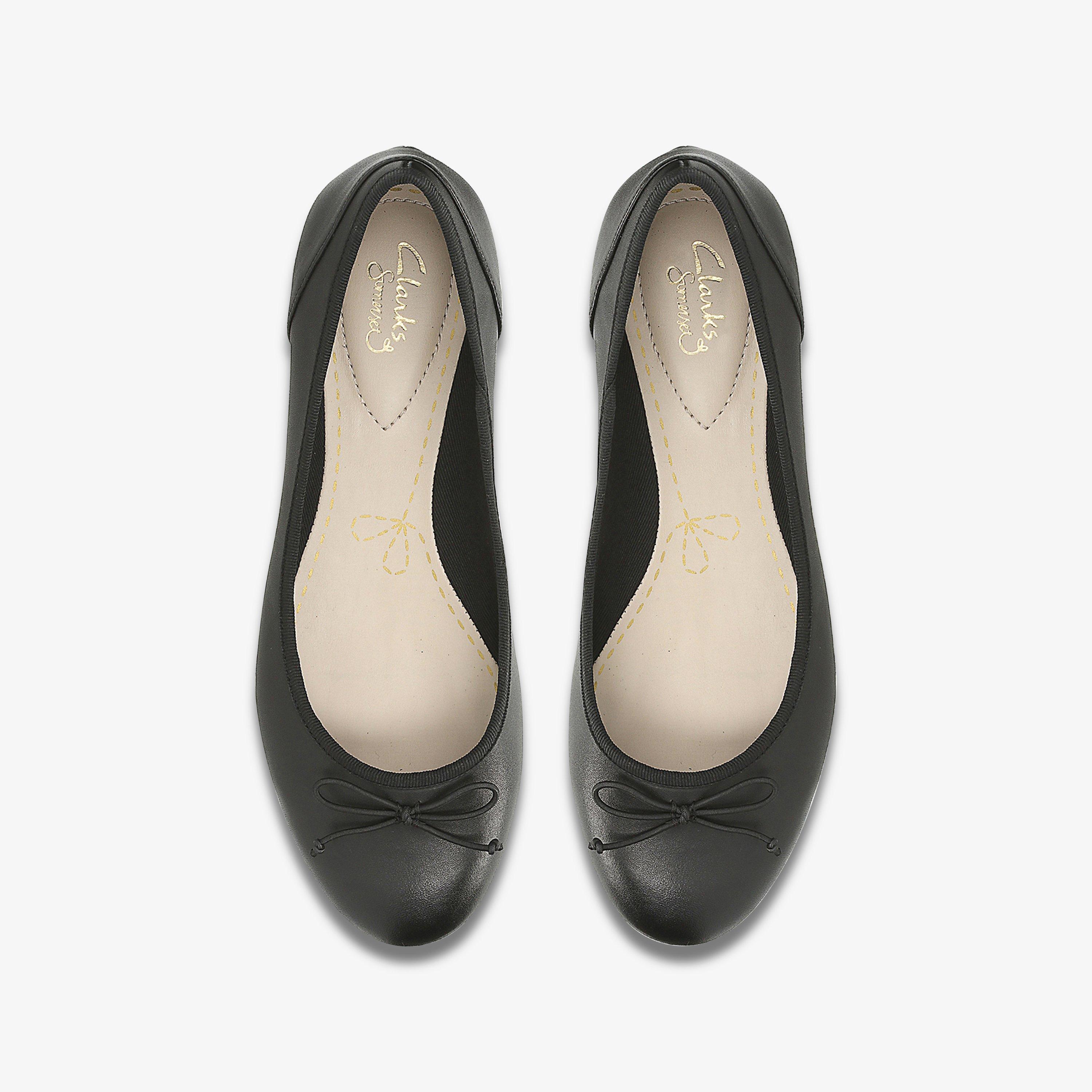 Womens Couture Bloom Black Leather Pumps | Clarks
