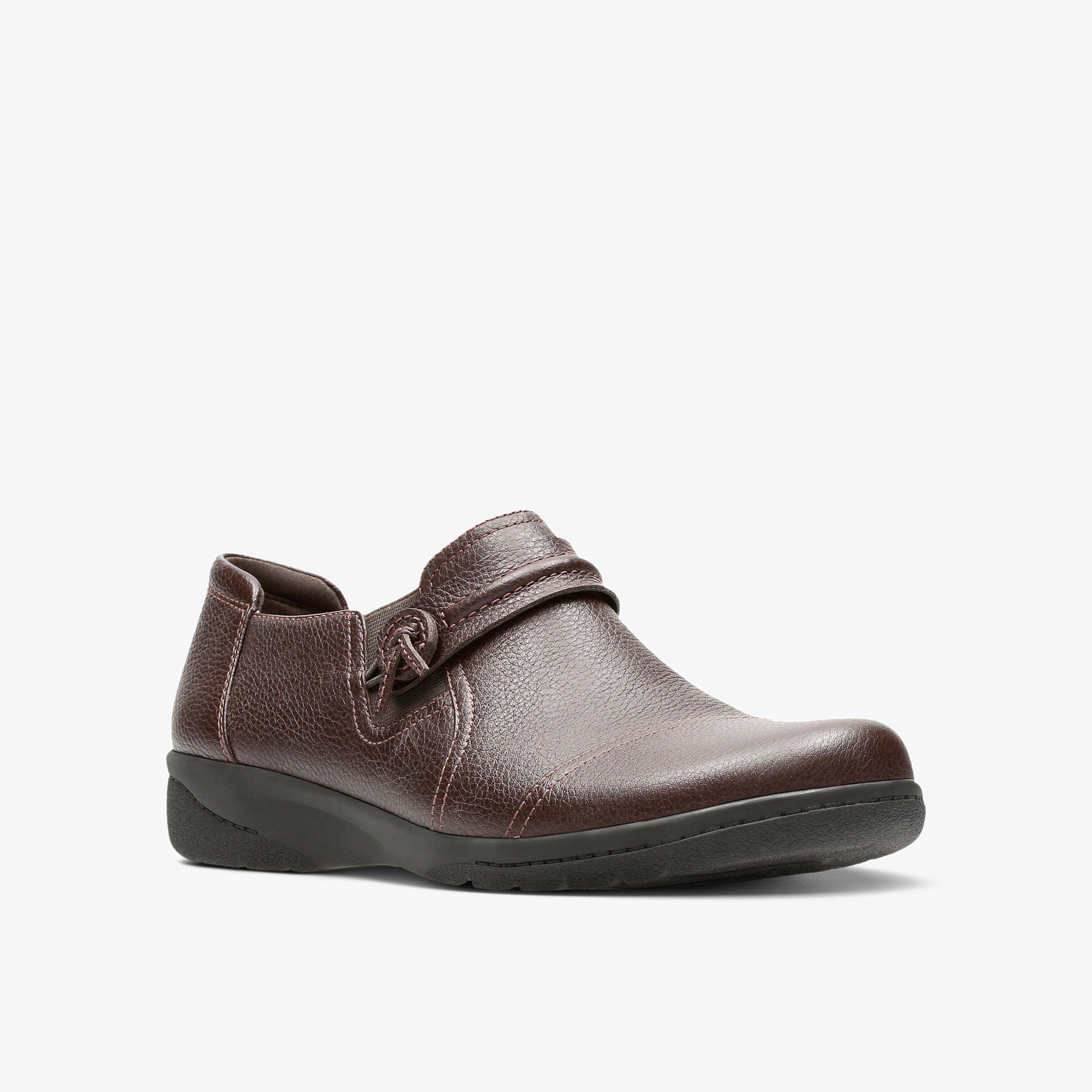 Cheyn Madi Donker Bruin Leren Schoenen | Clarks