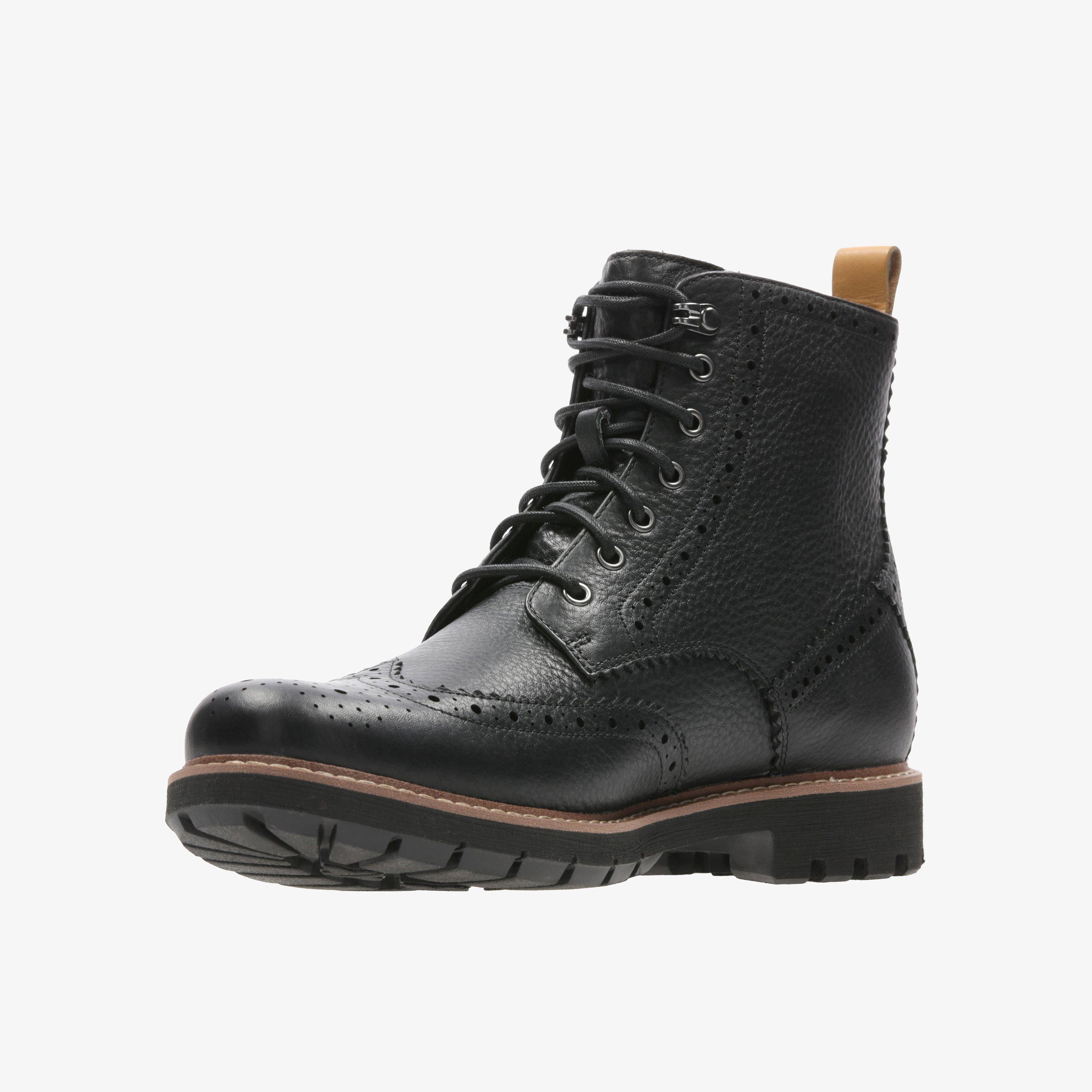 Mens Batcombe Lord Black Ankle Boots | Clarks