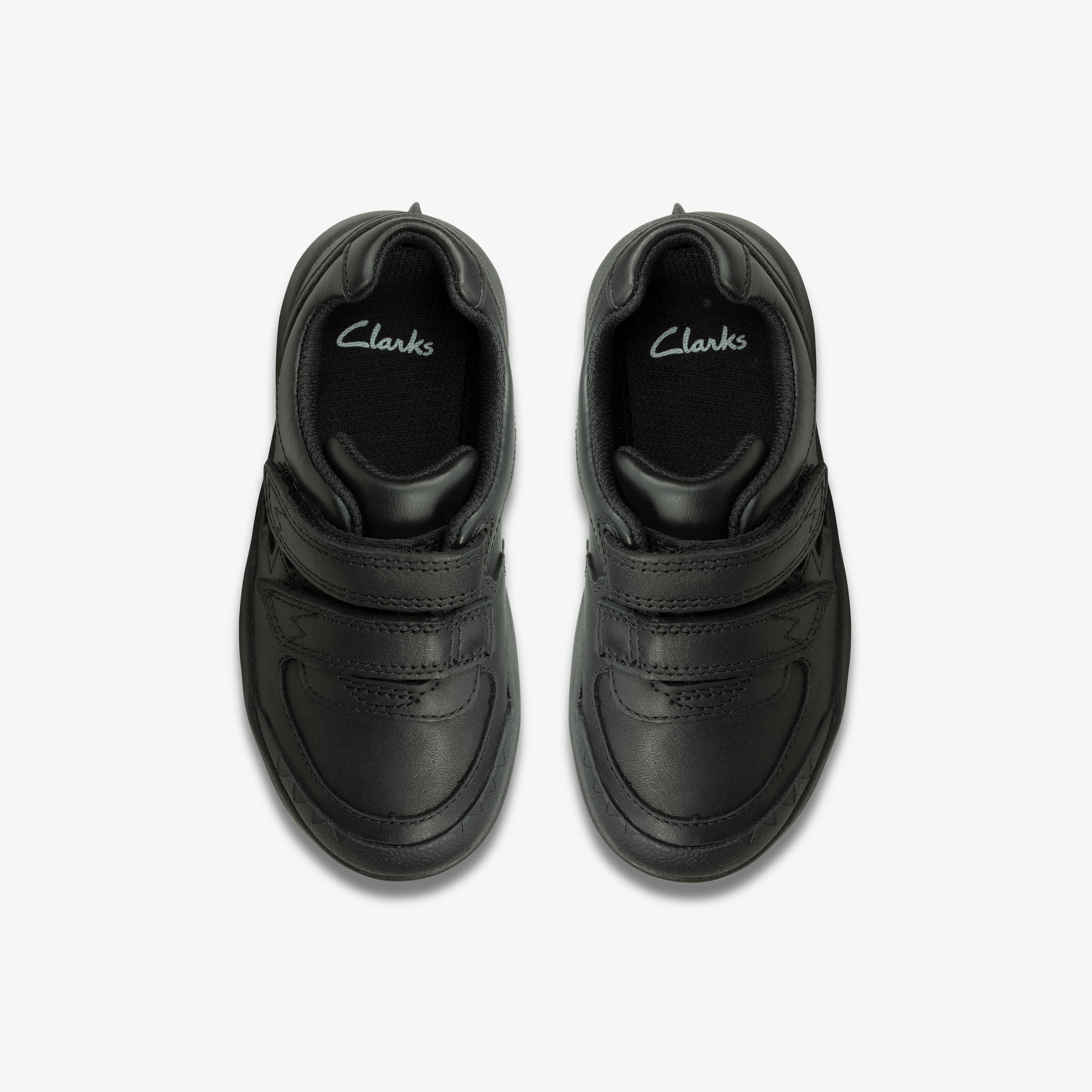 Clarks black toddler shoes store