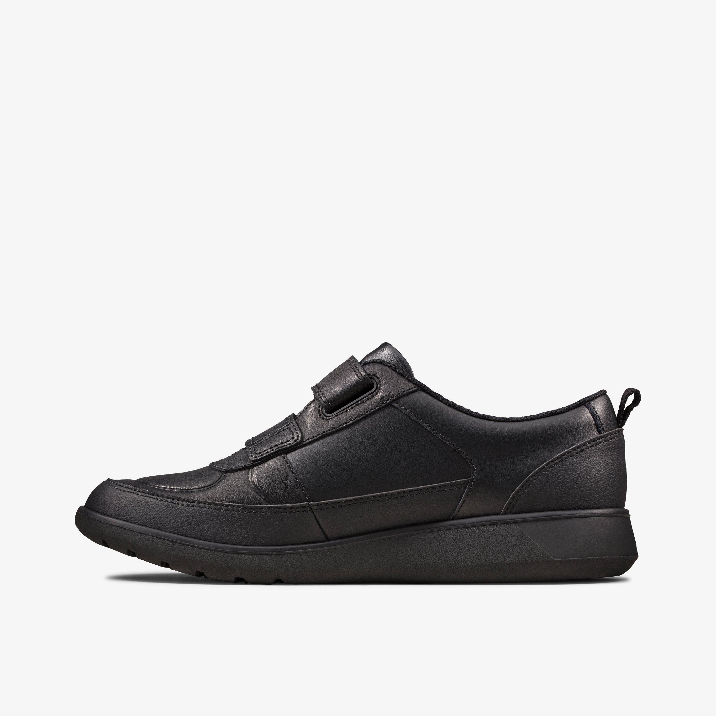 Ragazzi, Ragazze, Bambini Unisex Scape Flare Youth Scarpe in Pelle Nera ...
