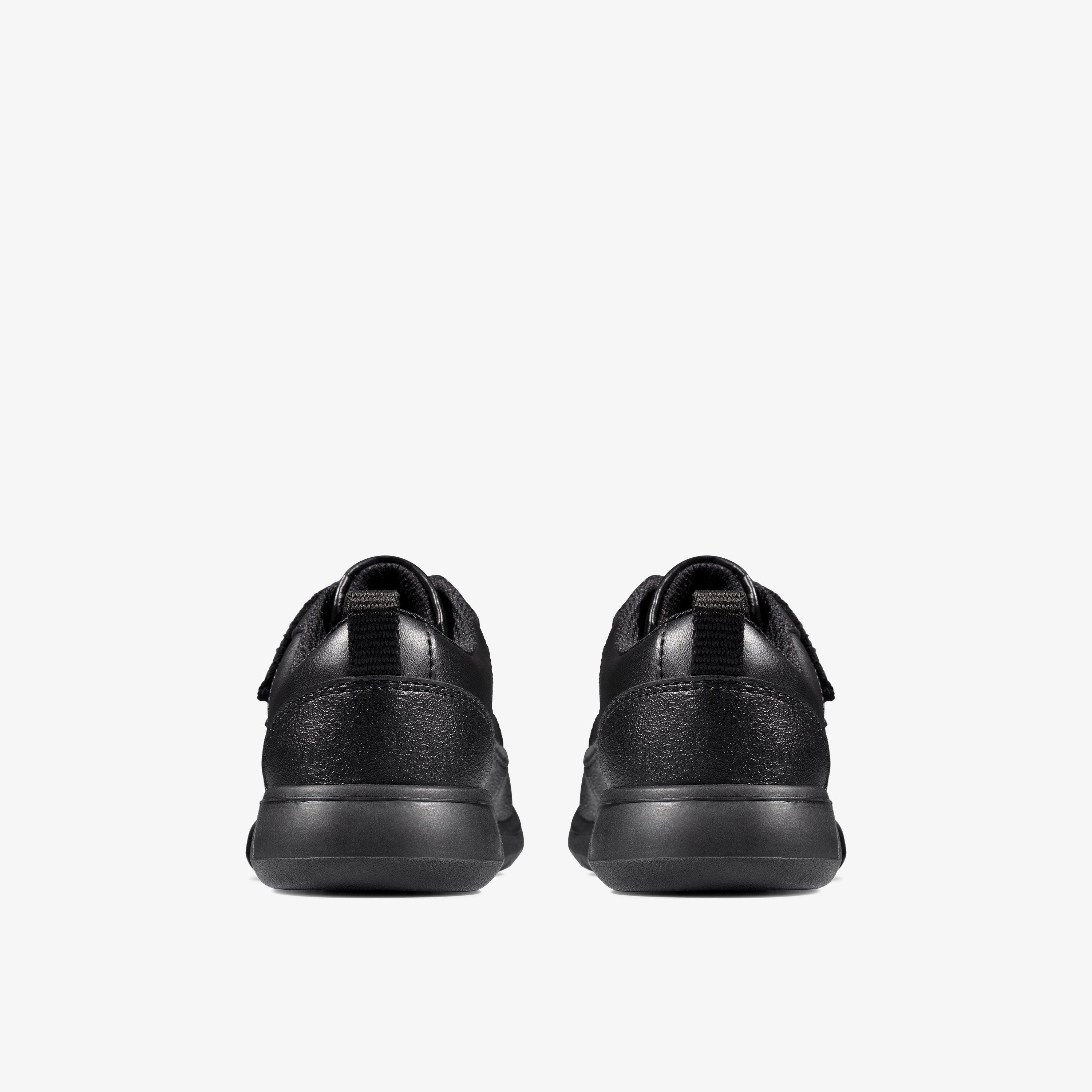 Boys Scape Flare Toddler Black Leather Shoes | Clarks