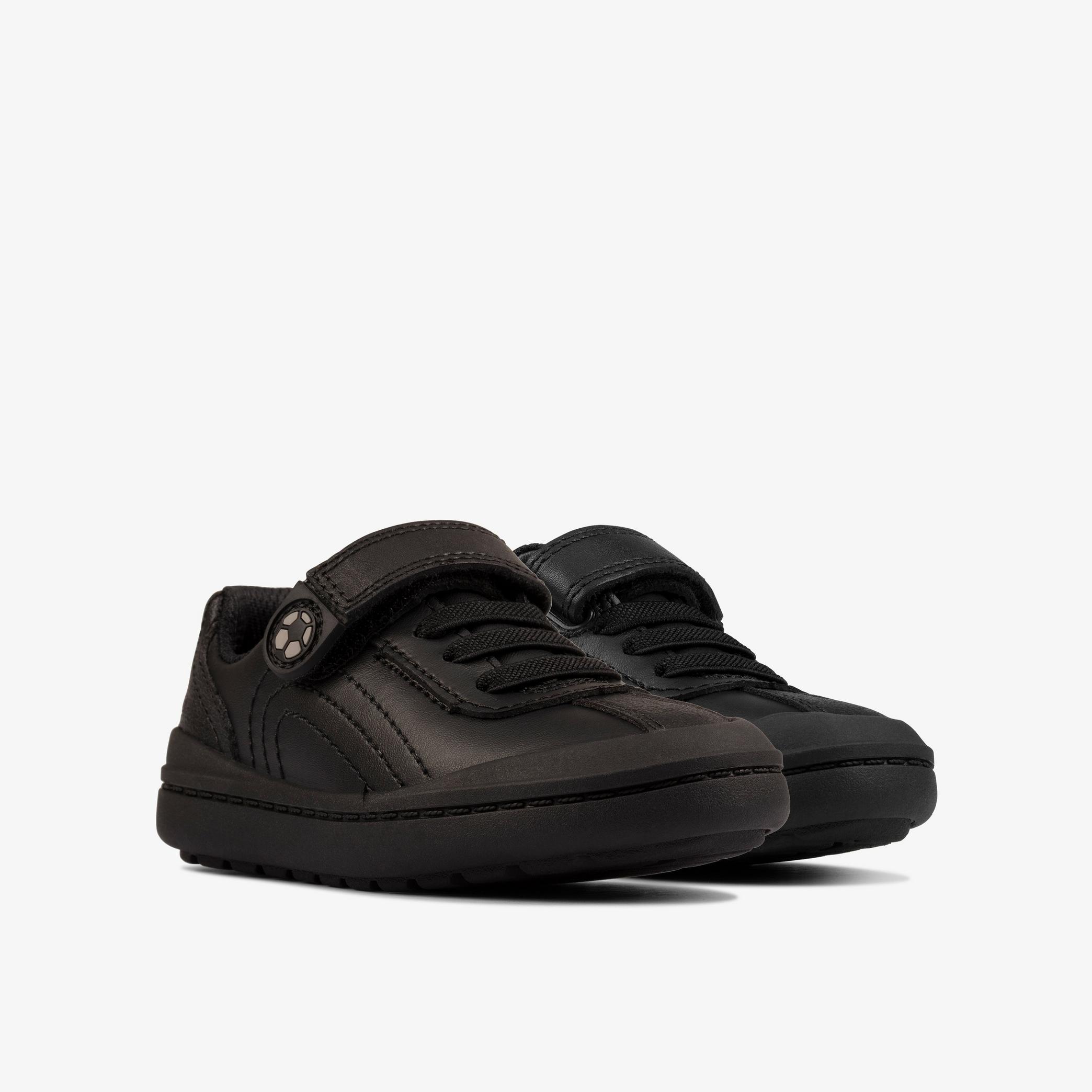 Boys Rock Pass Toddler Black Leather Shoes | Clarks Outlet Boys Rock Pass Toddler Black Leather Shoes | Clarks Outlet