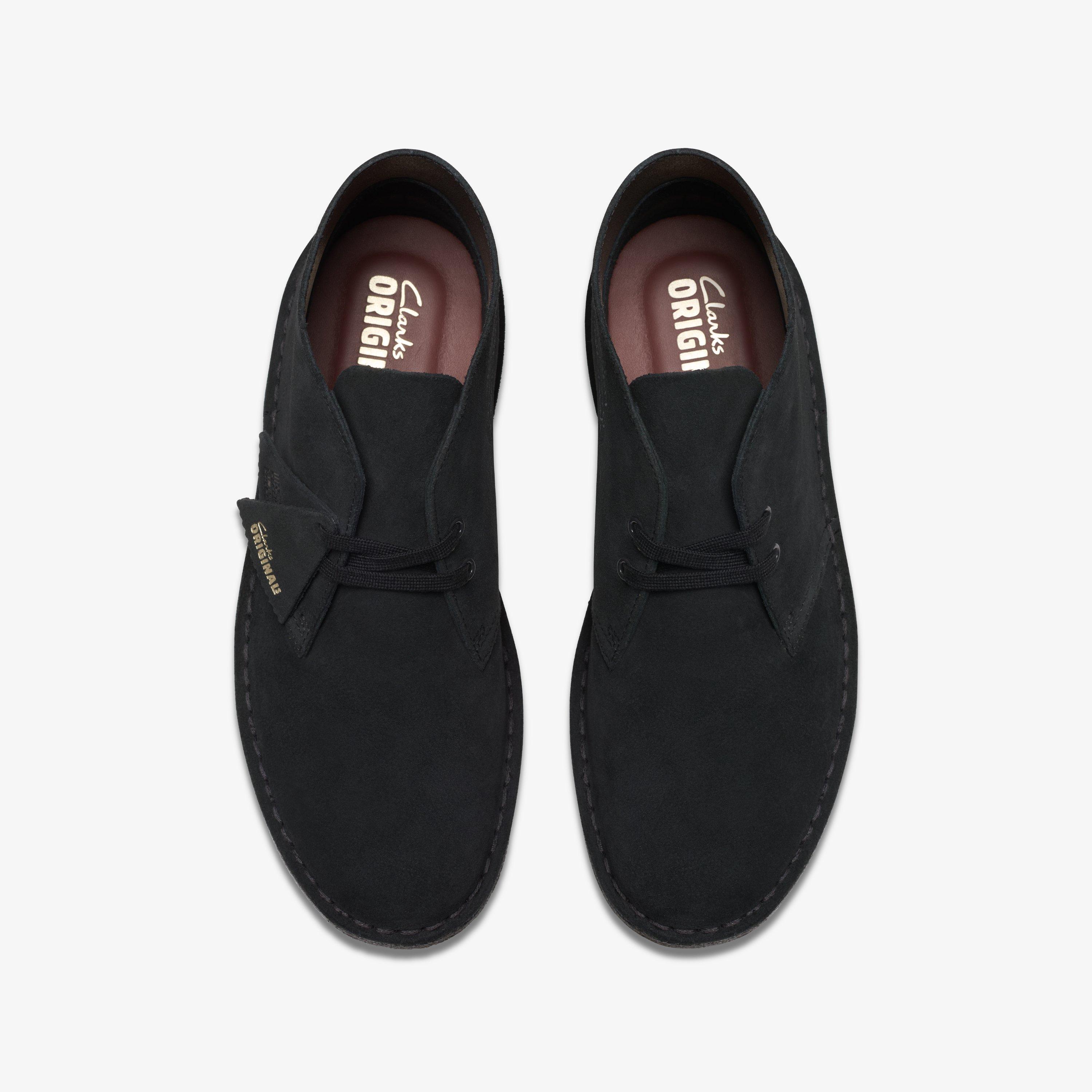 Mens Desert Boot Black Suede Ankle Boots Desert Boots Lace Up | Clarks UK