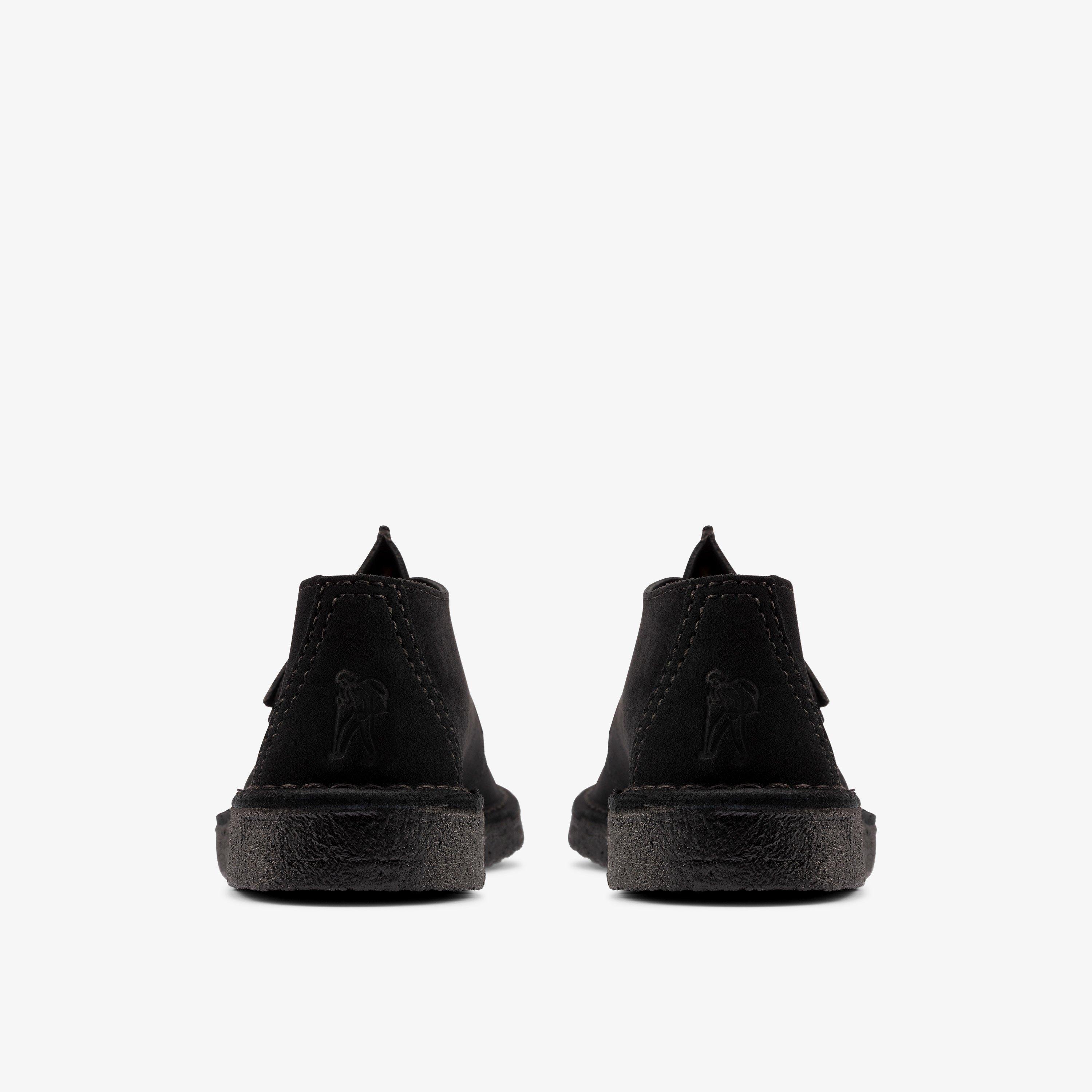 Mens Desert Trek Black Suede Desert Trek Lace Up Shoes | Clarks