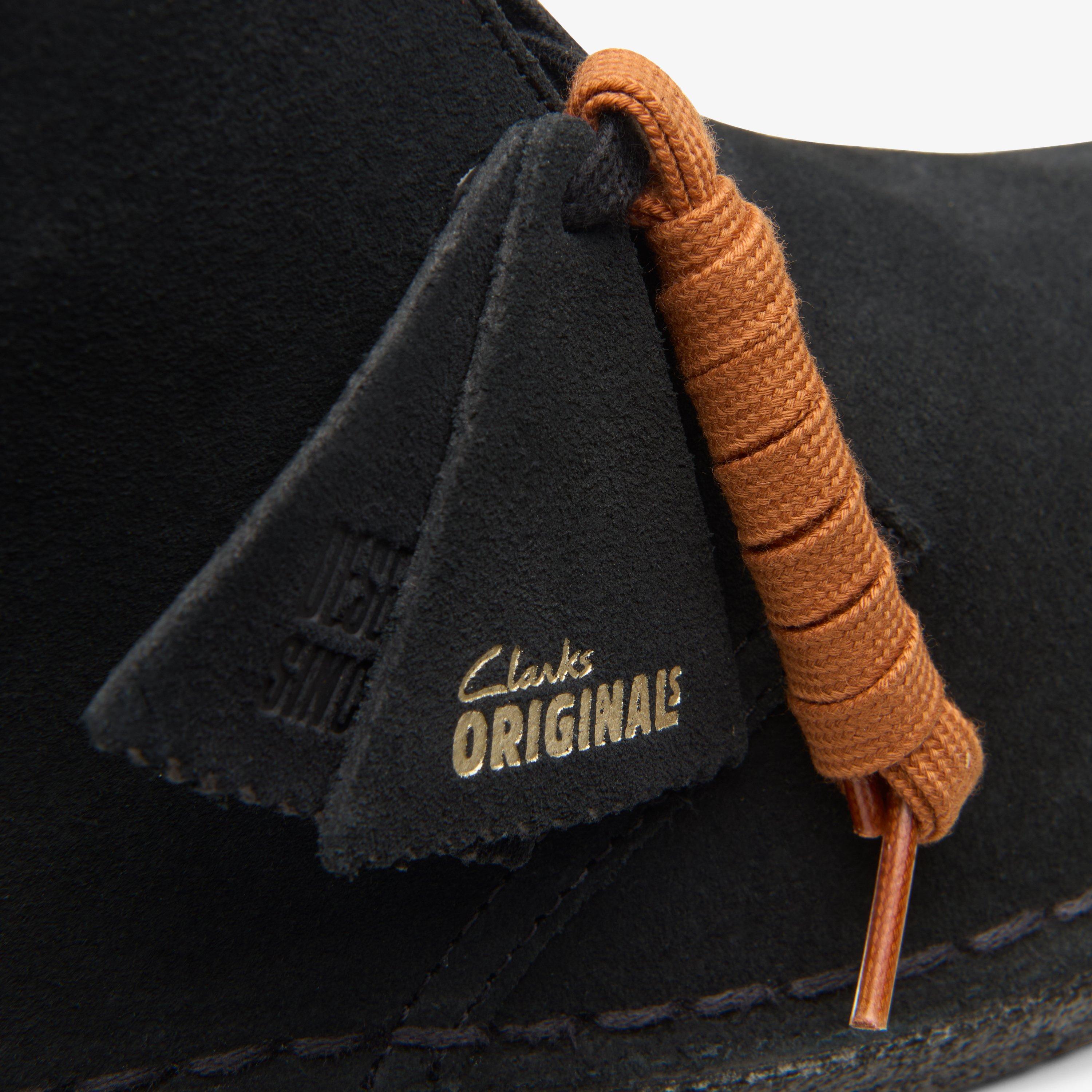 WOMENS Desert Boot Black Suede Desert Boots | Clarks US