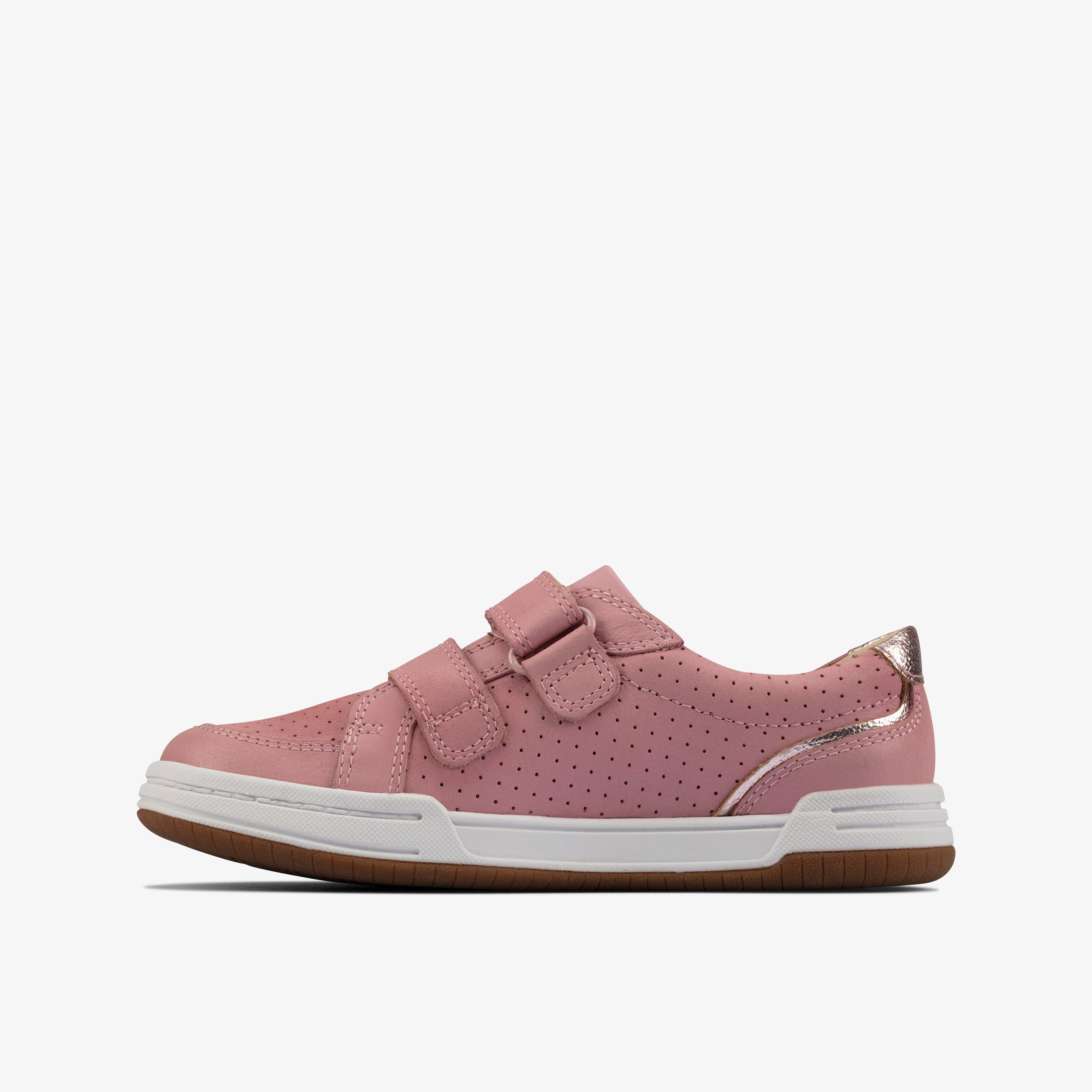 Girls Fawn Solo Kid Light Pink Leather Shoes | Clarks