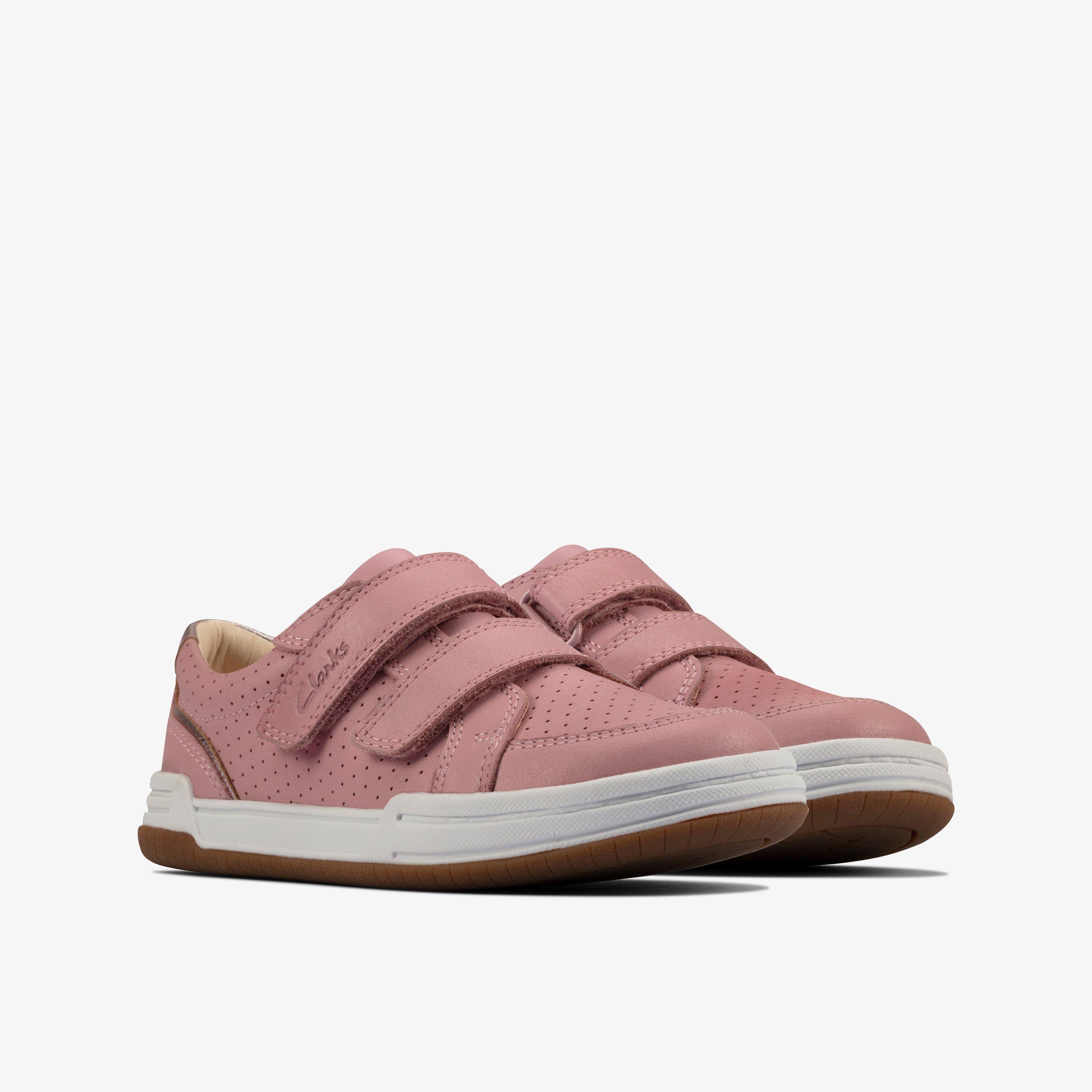 Girls Fawn Solo Kid Light Pink Leather Shoes | Clarks