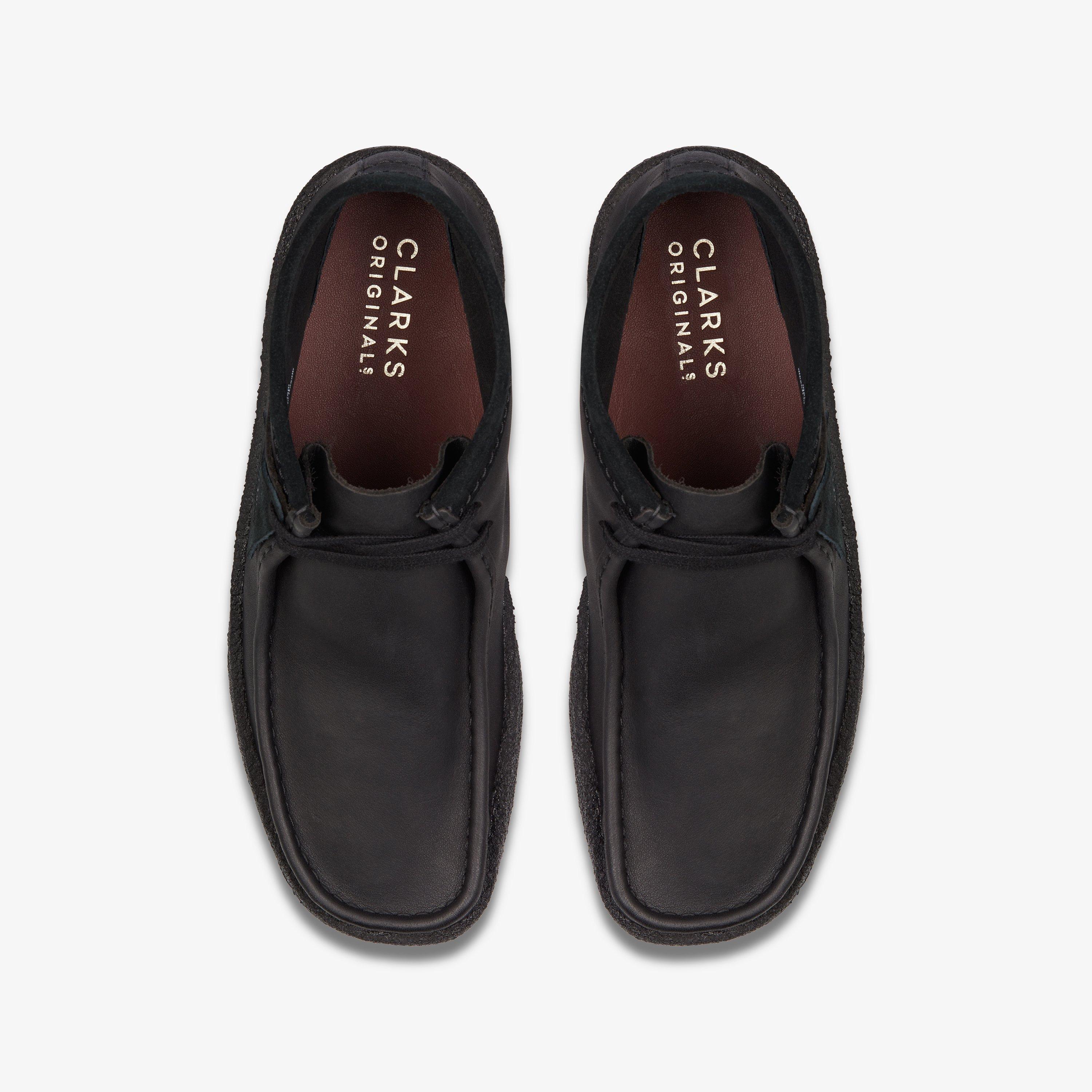 Bottes pour hommes Wallabee Cup Boot cuir noir Bottines Wallabee | Clarks