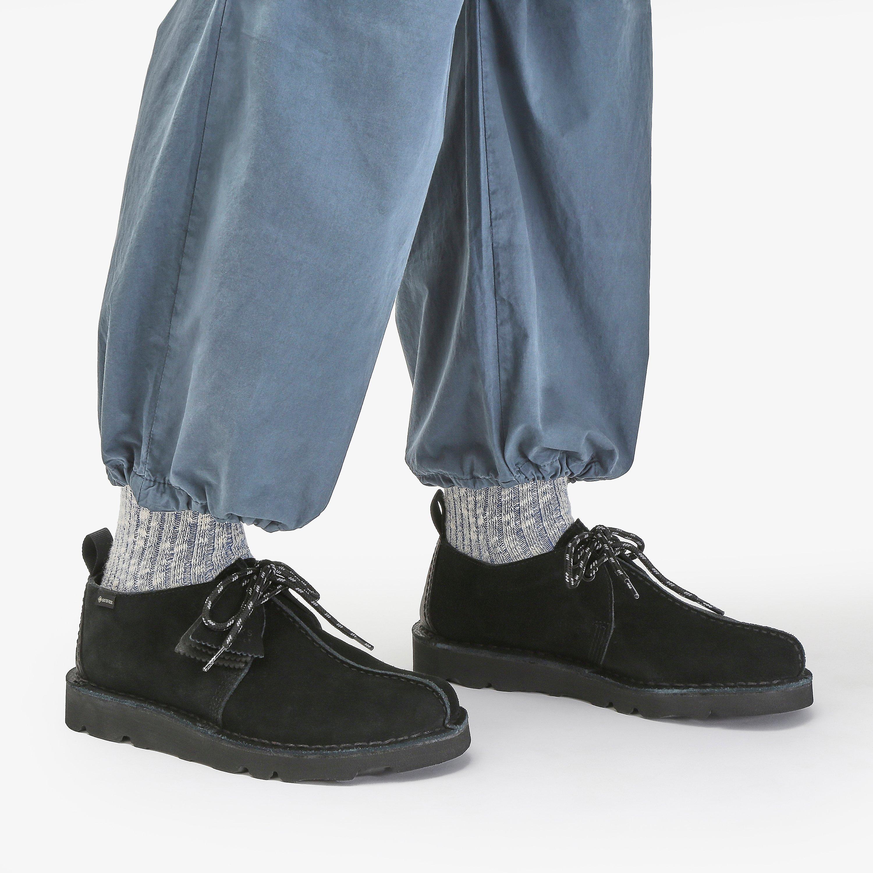 Mens Desert Trek GORE-TEX Black Suede Shoes | Clarks UK