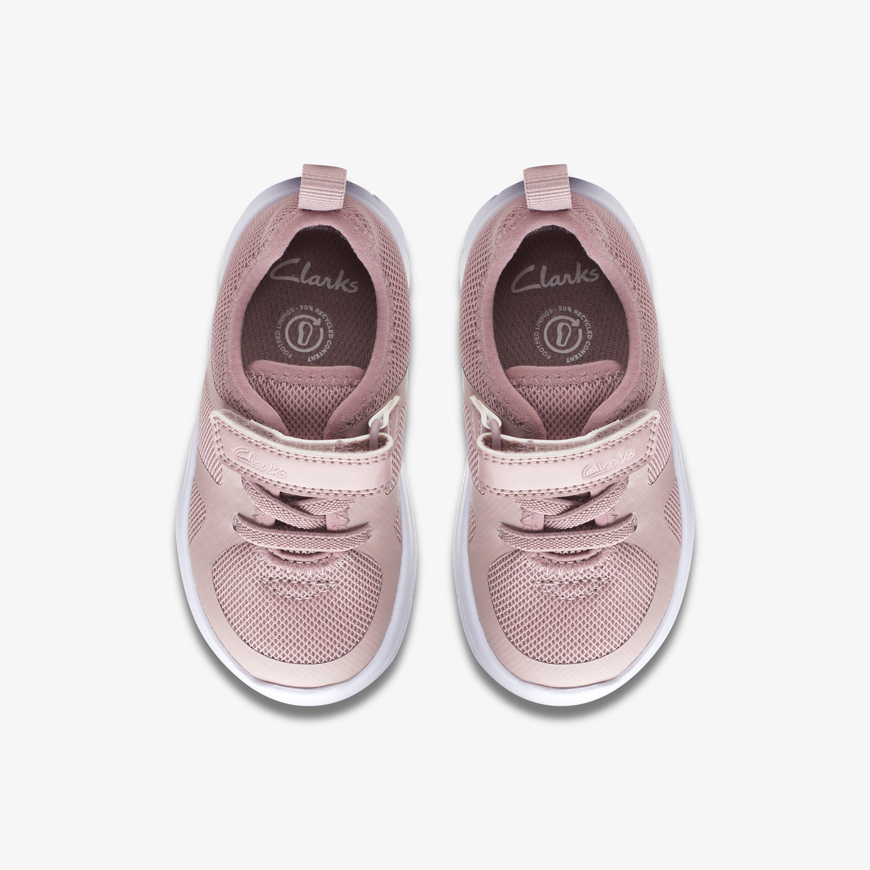 Girls Ath Flux Toddler Pink Trainers | Clarks
