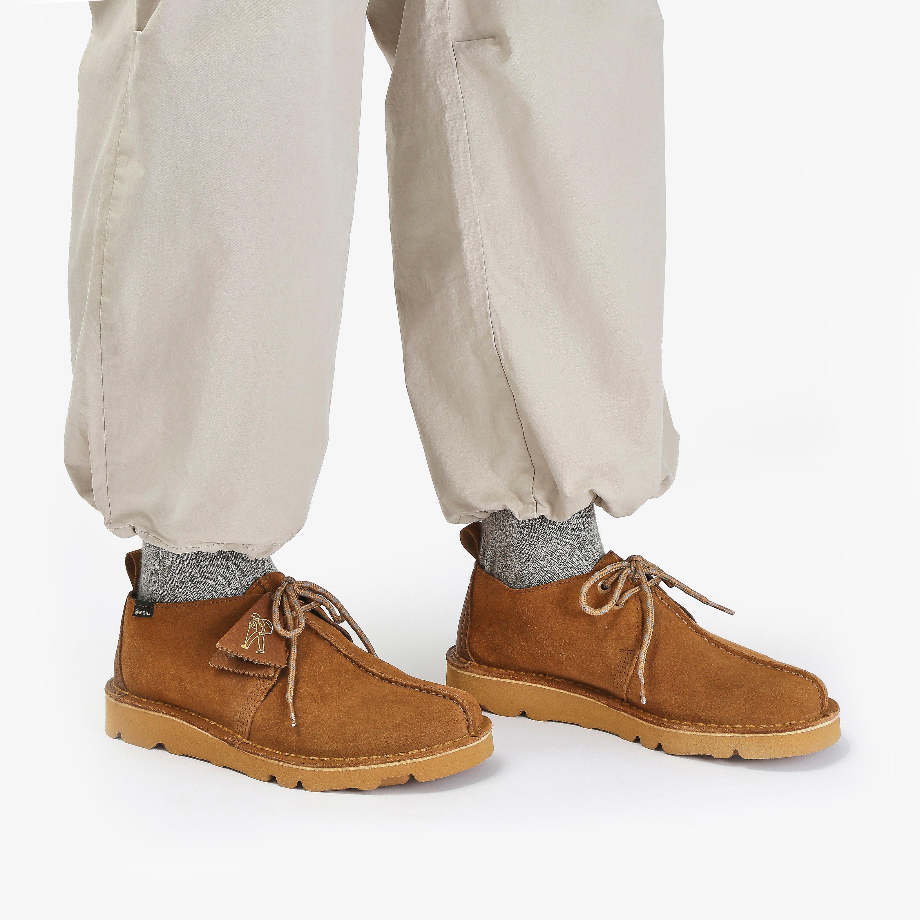 Mens Desert Trek GORE-TEX Tan Suede Desert Trek Lace Up Shoes | Clarks