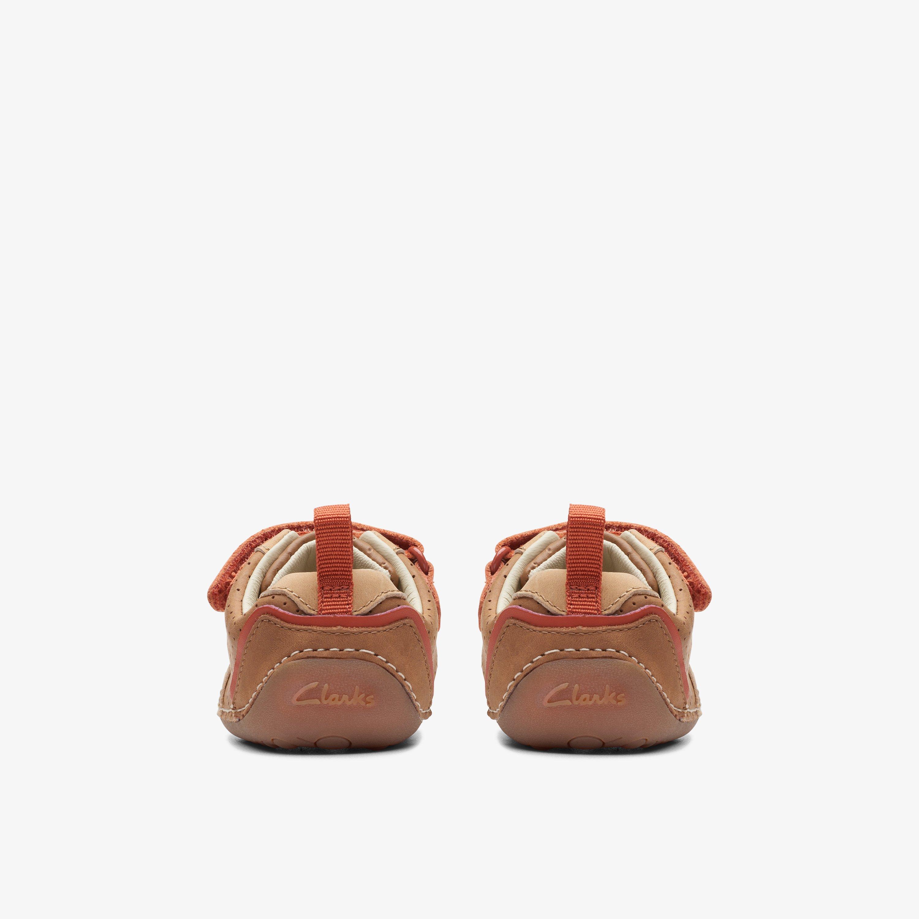 Boys Tiny Sky Toddler Tan Combination Pre Walker | Clarks
