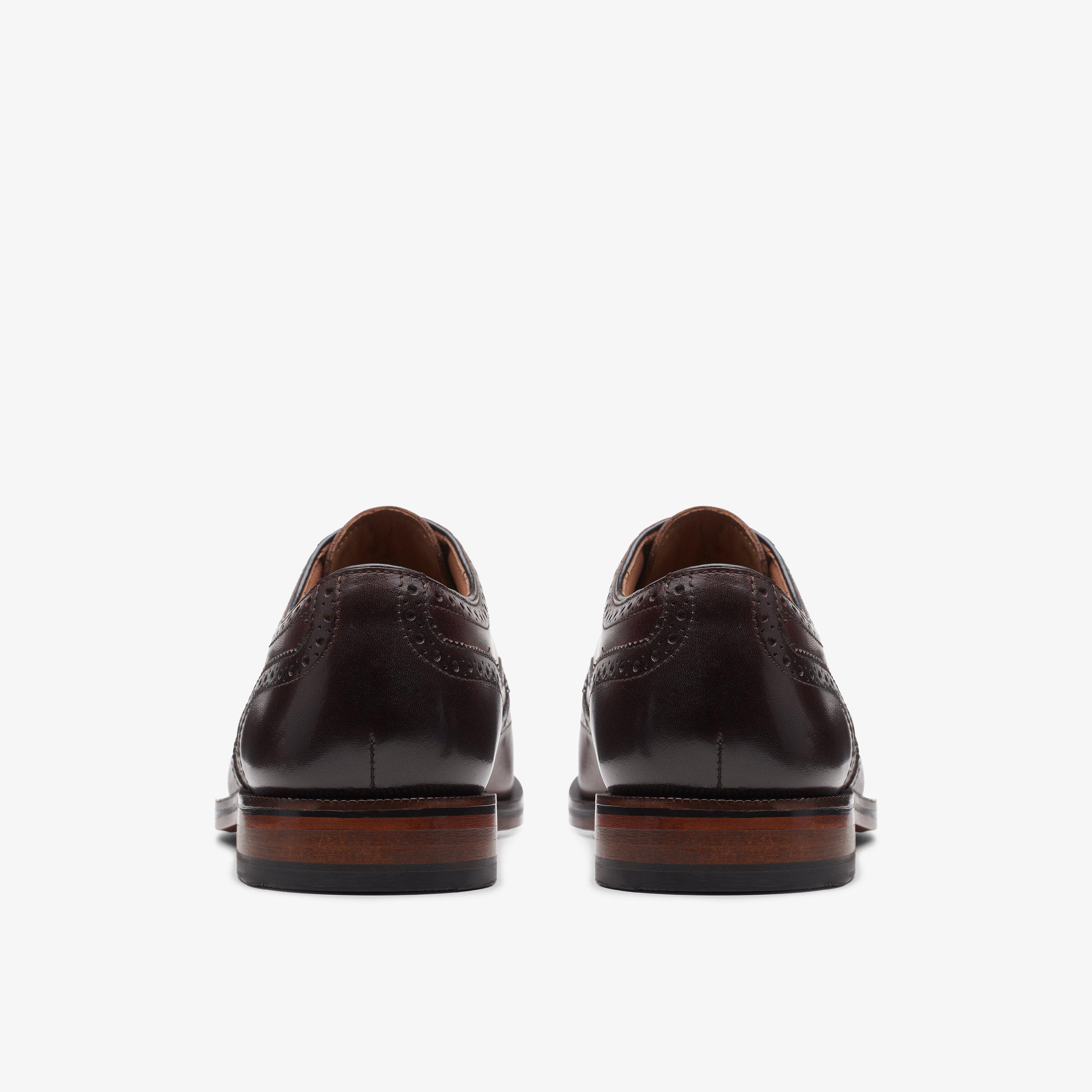 Mens Craftdean Wing Dark Tan Leather Brogues | Clarks Outlet