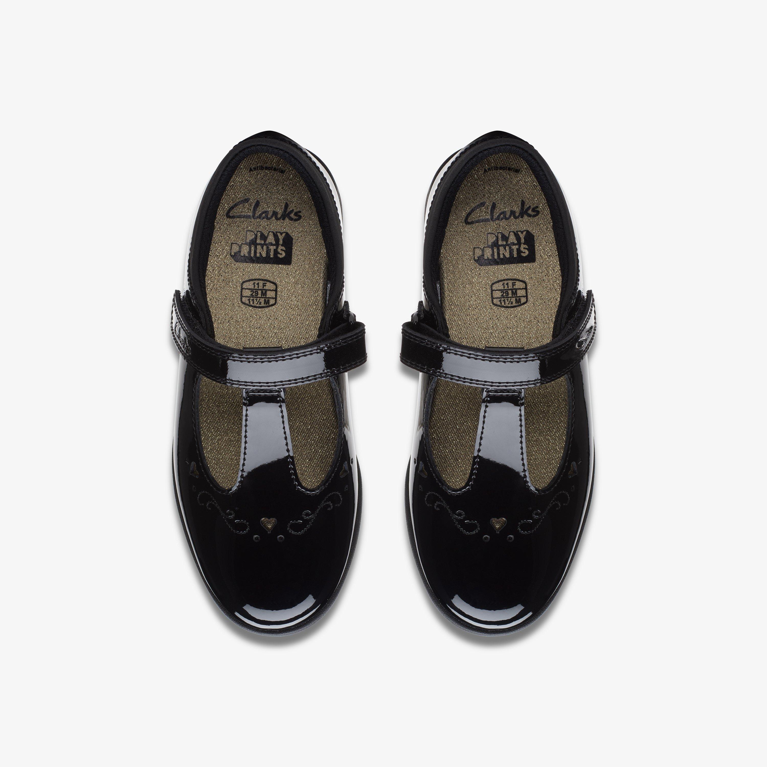 Girls Magic Step Lo Kid Black Patent Shoes T Bar Shoes School Shoes ...