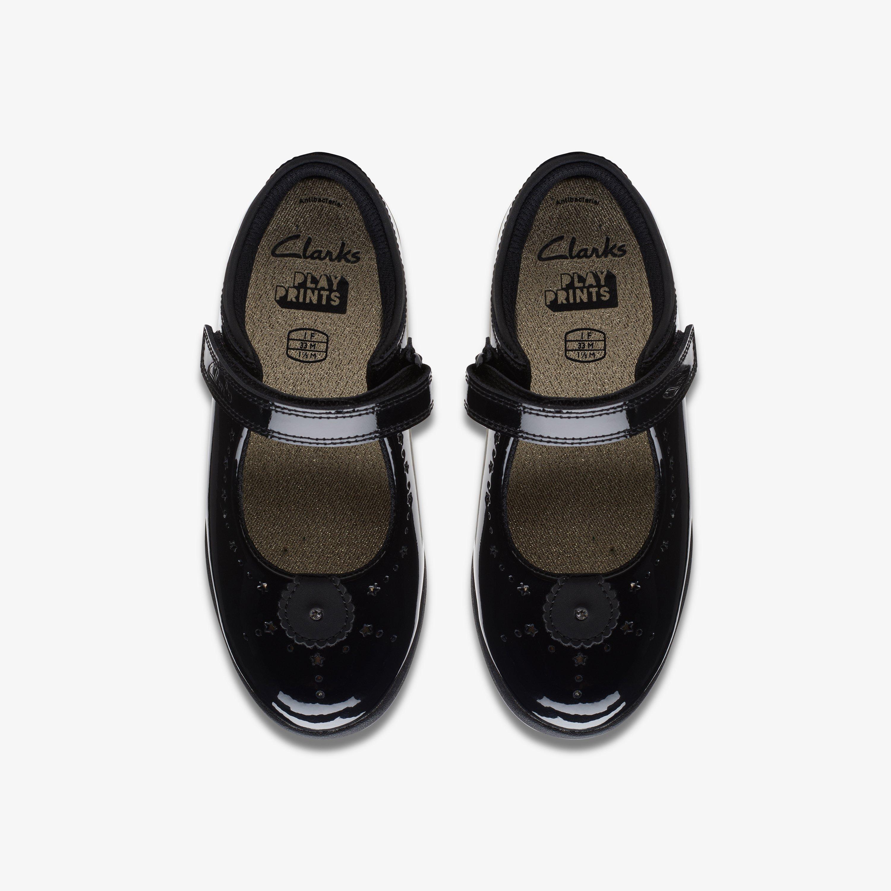 Girls Magic Step Bar Older Black Patent Shoes Mary Jane School Shoes ...