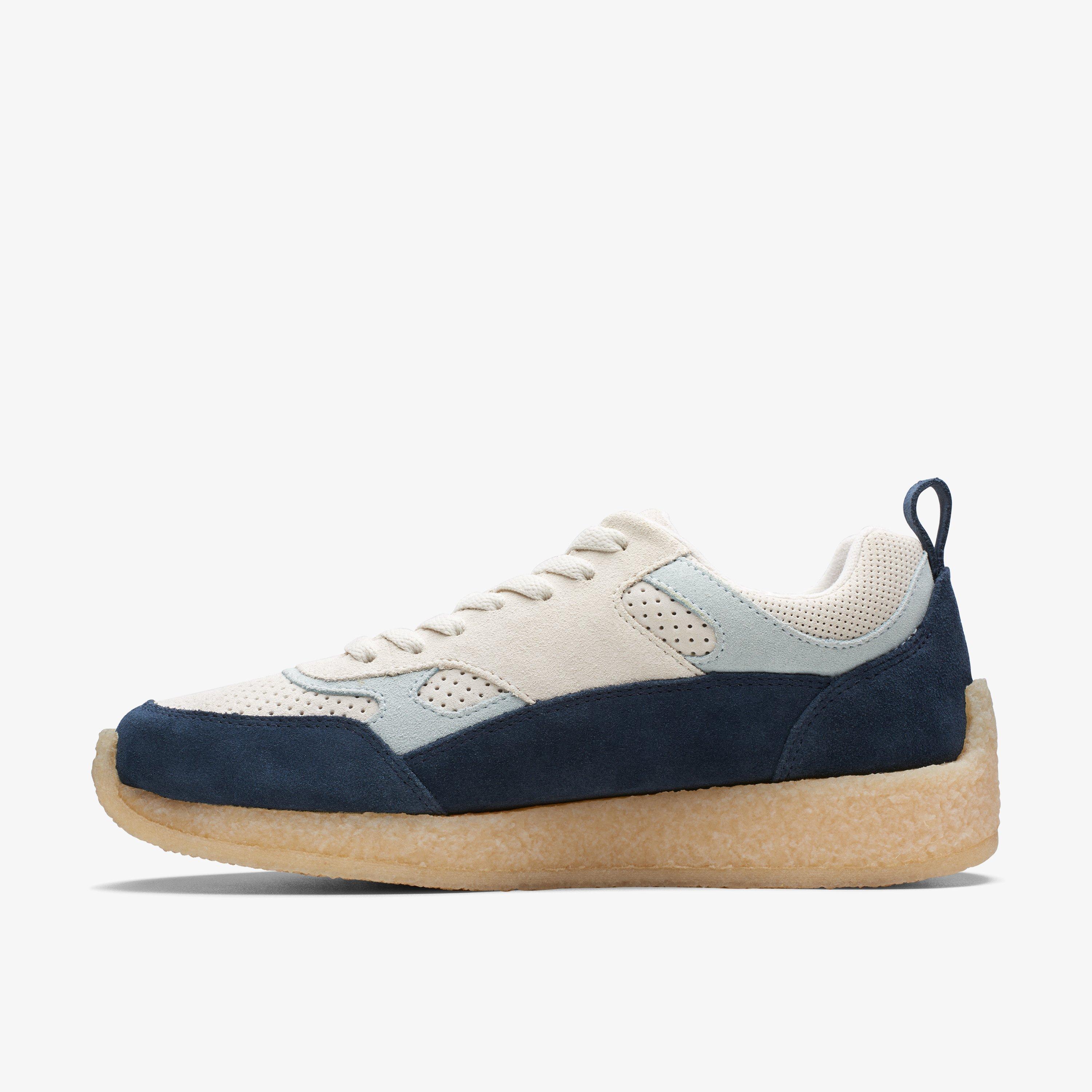 Mens, Womens, Unisex Lockhill Dark Blue Combination Trainers | Clarks UK