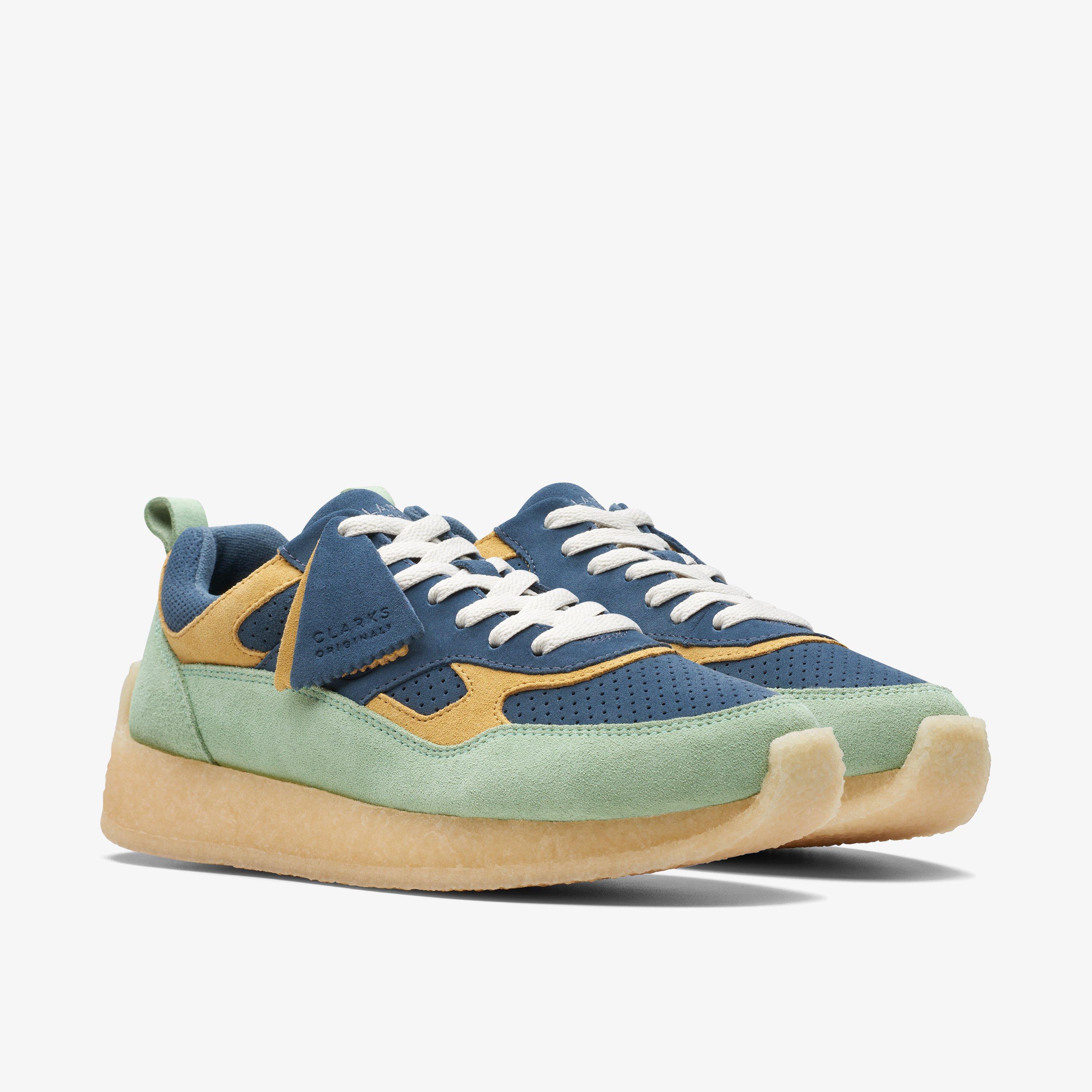 Mens, Womens, Unisex Lockhill Blue/Green Trainers | Clarks UK