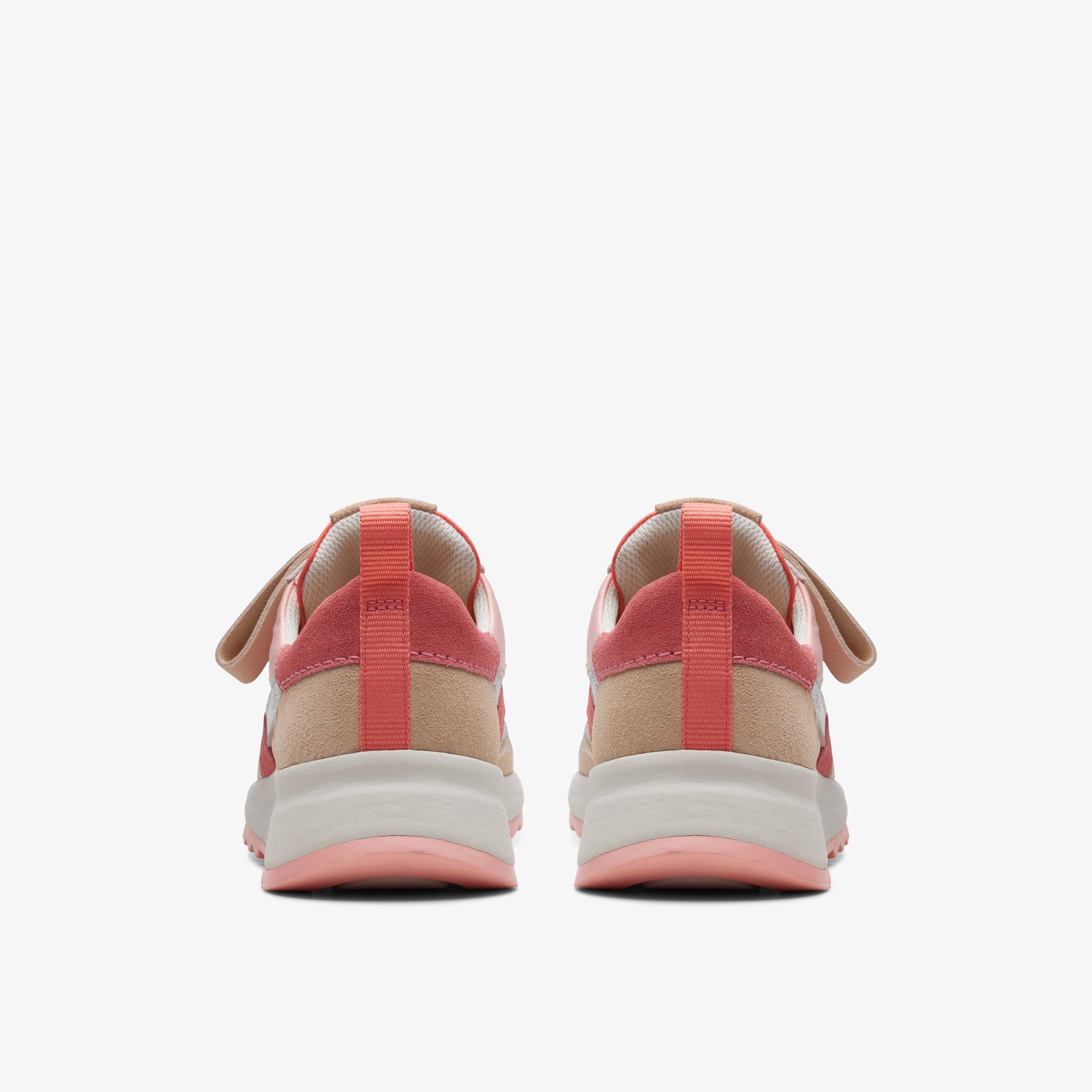Womens Dash Lite Jazz Pale Peach Combination Trainers | Clarks Outlet