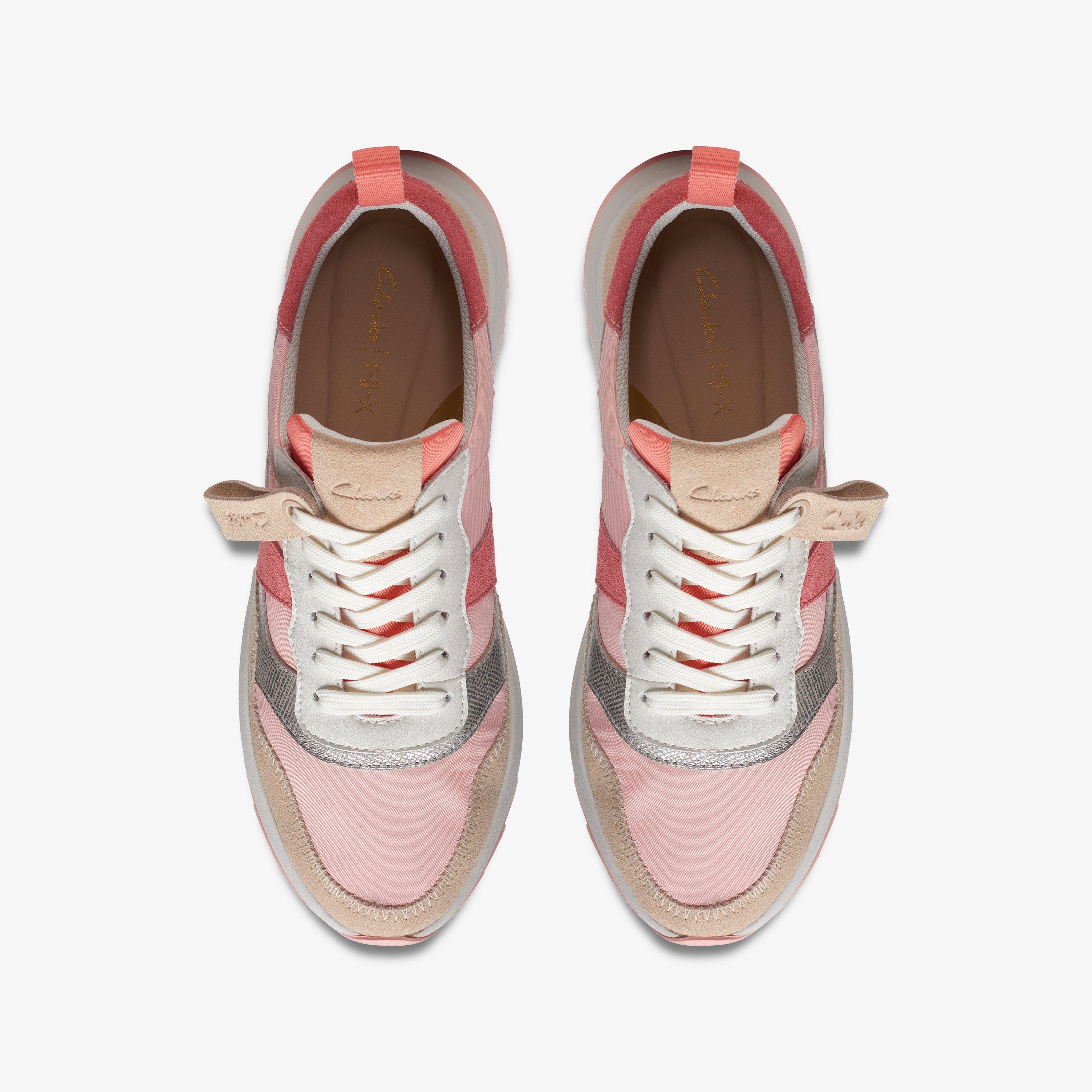 Womens Dash Lite Jazz Pale Peach Combination Trainers | Clarks Outlet