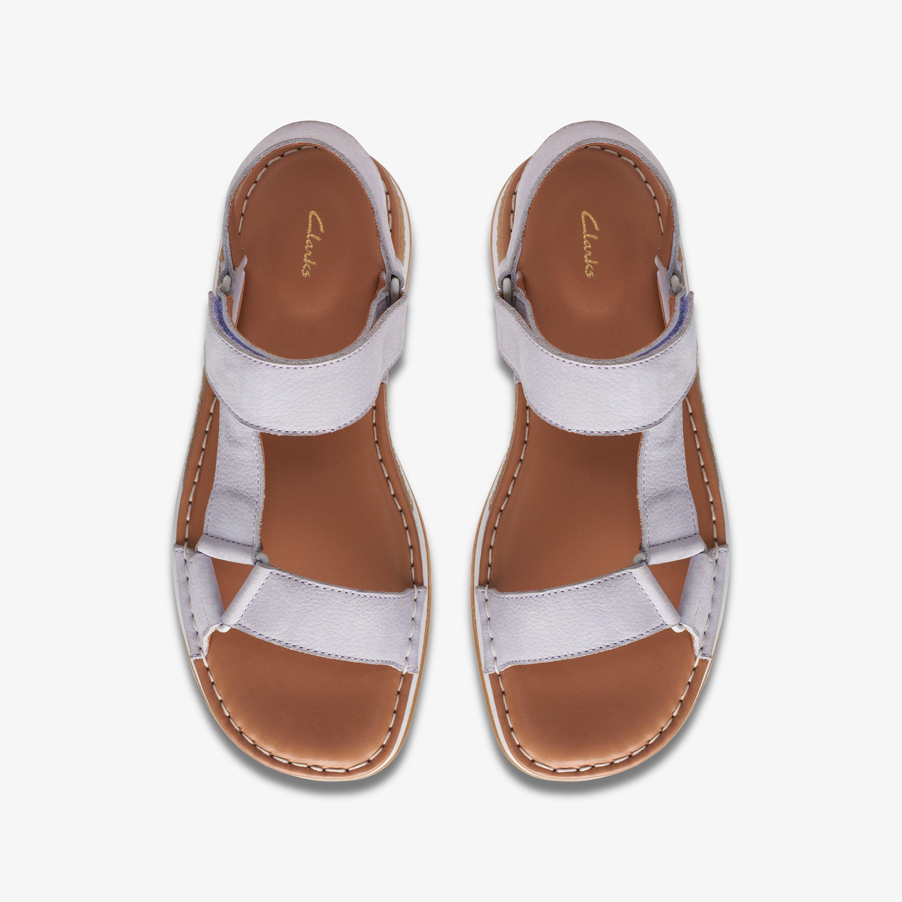 Sandales plates sport lilas pour femmes | Clarks