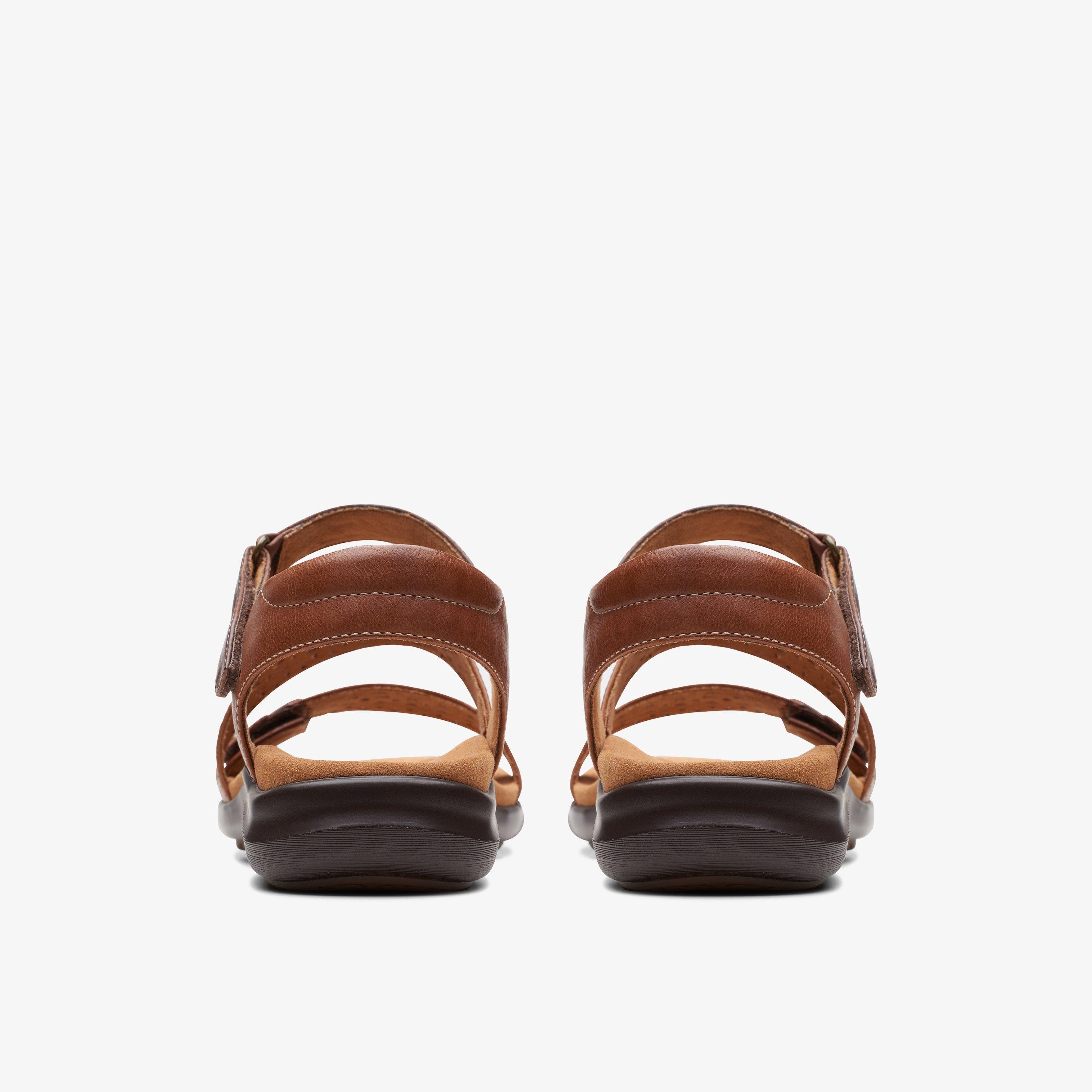Womens Kitly Way Tan Leather Flat Sandals | Clarks Outlet