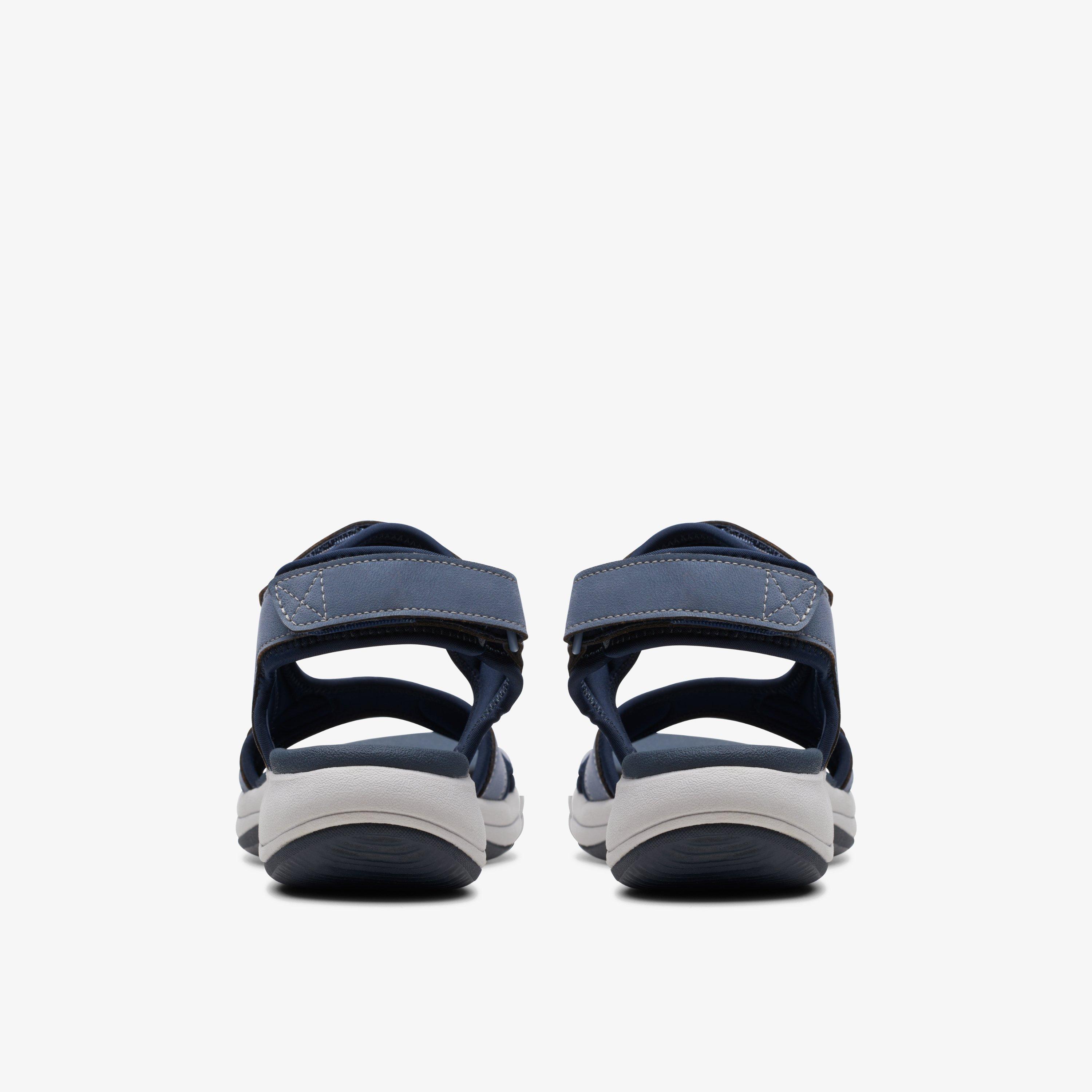Women's Mira Bay Denim Blue Strappy Cloudsteppers™ Sandals | Clarks