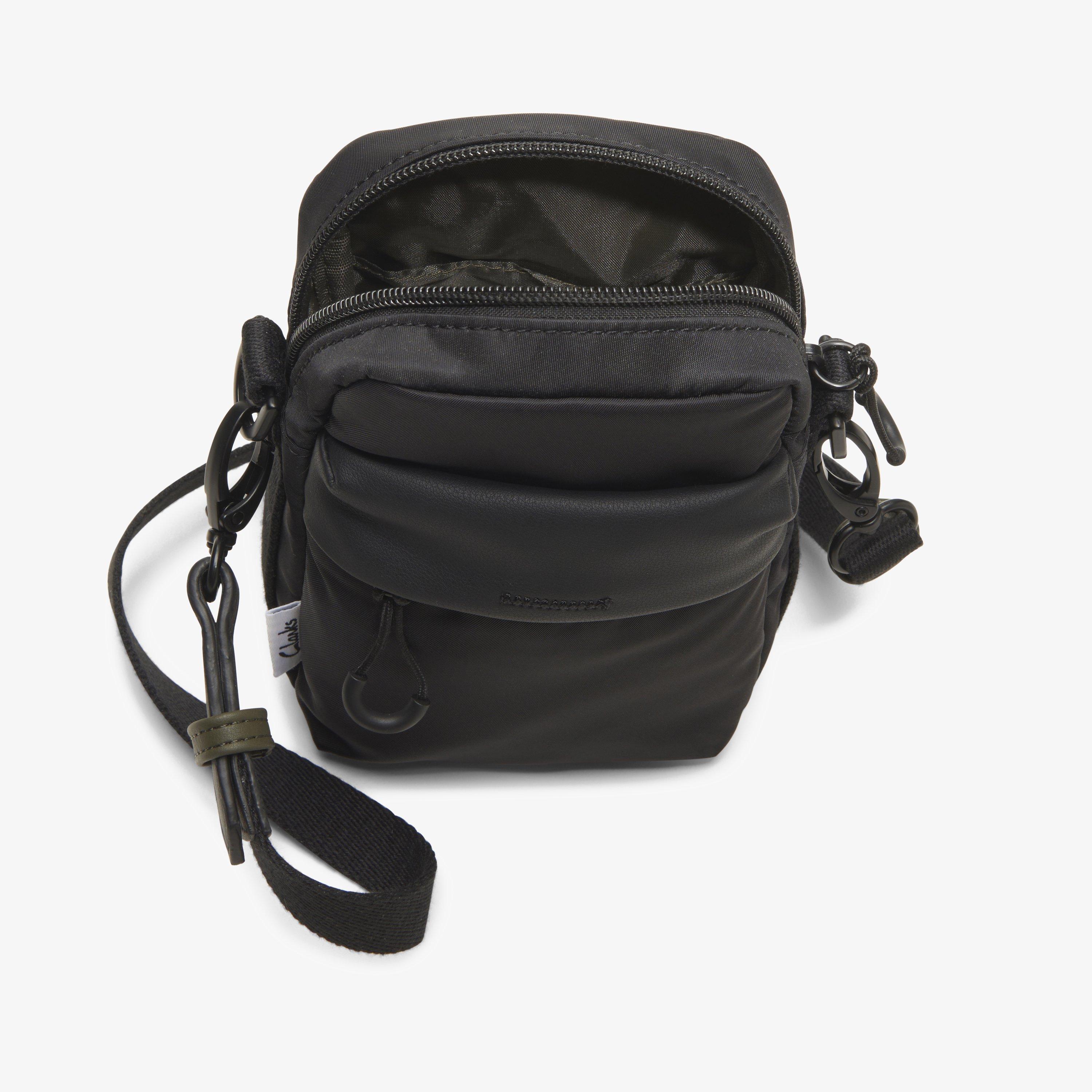 Womens Marathon Nano Black Shoulder Bag, Cross Body Bag Bags | Clarks UK