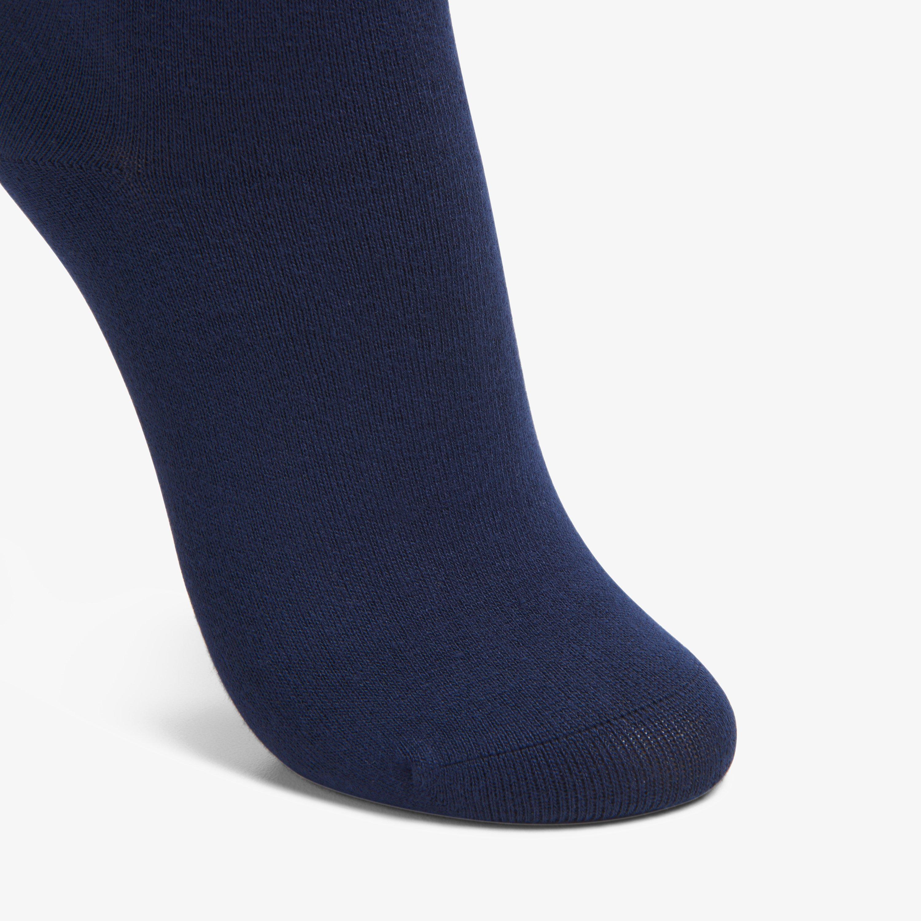 Womens Solid Dress Crew Navy Socks | Clarks US