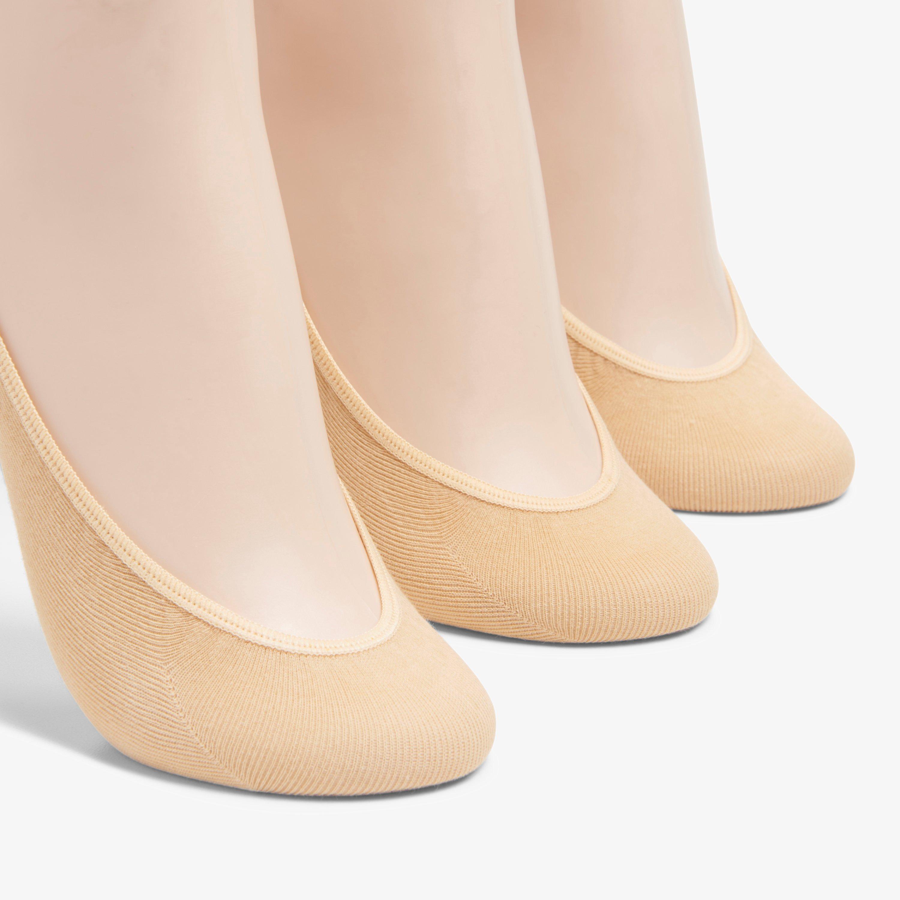 Womens 3 pack Solid Liner Tan Socks | Clarks US