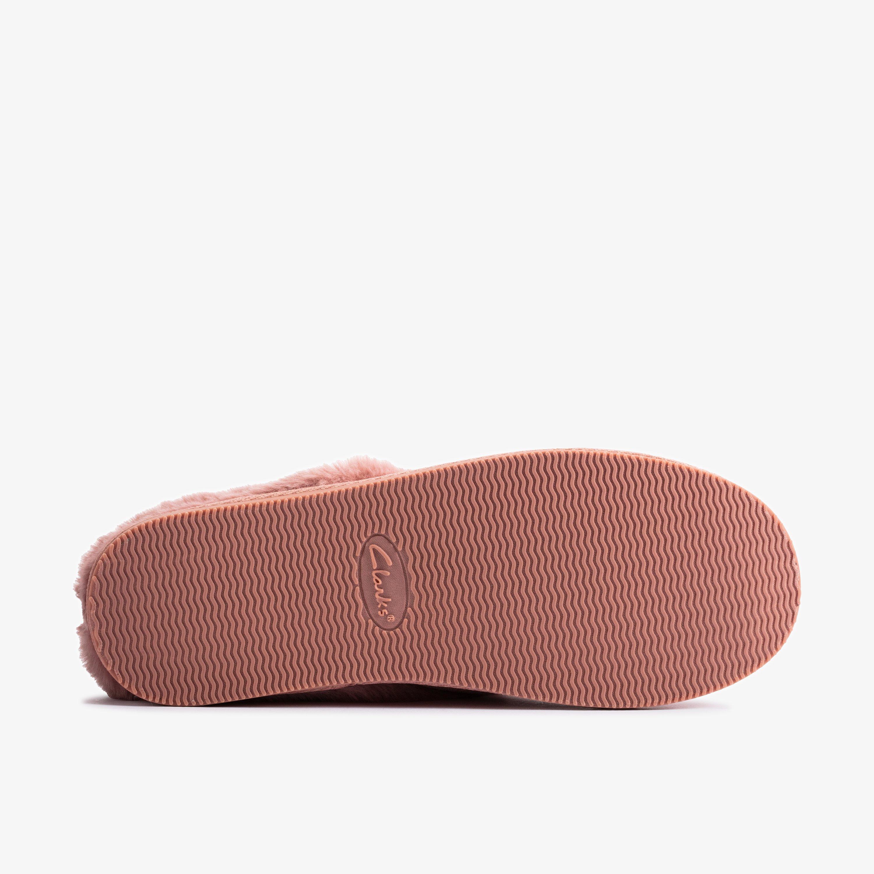 Womens Bundle Soft Rose Slippers | Clarks Outlet