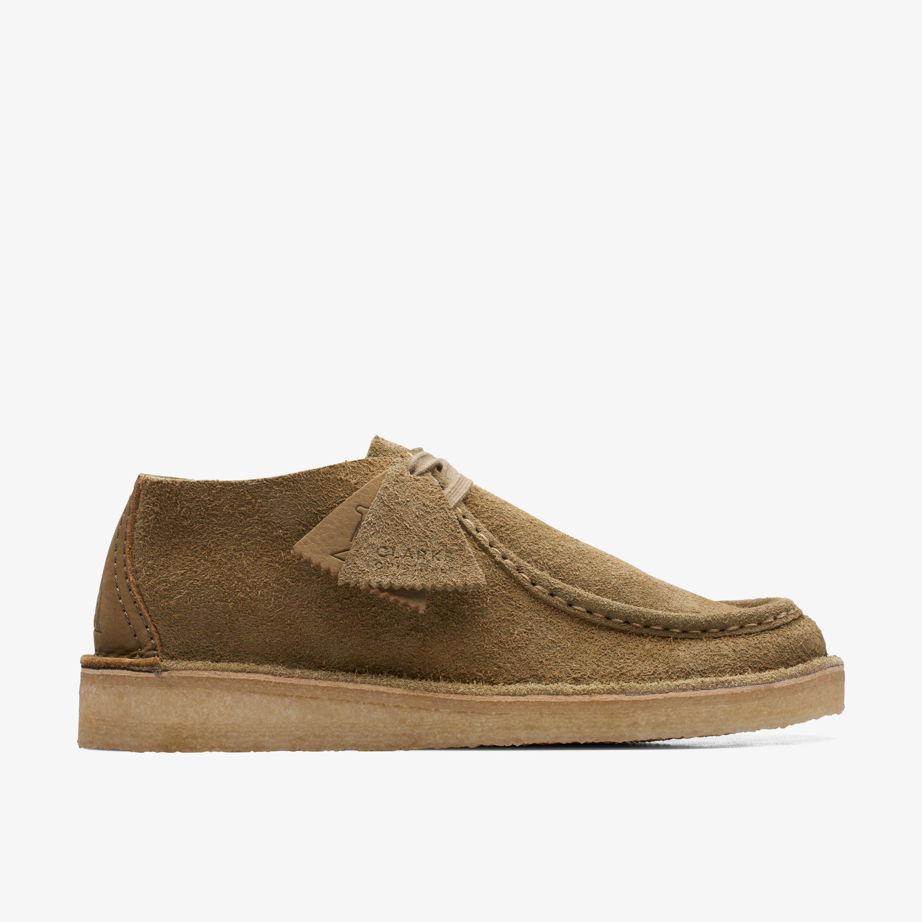 Chaussures à lacets en daim kaki pour hommes Desert Nomad | Clarks