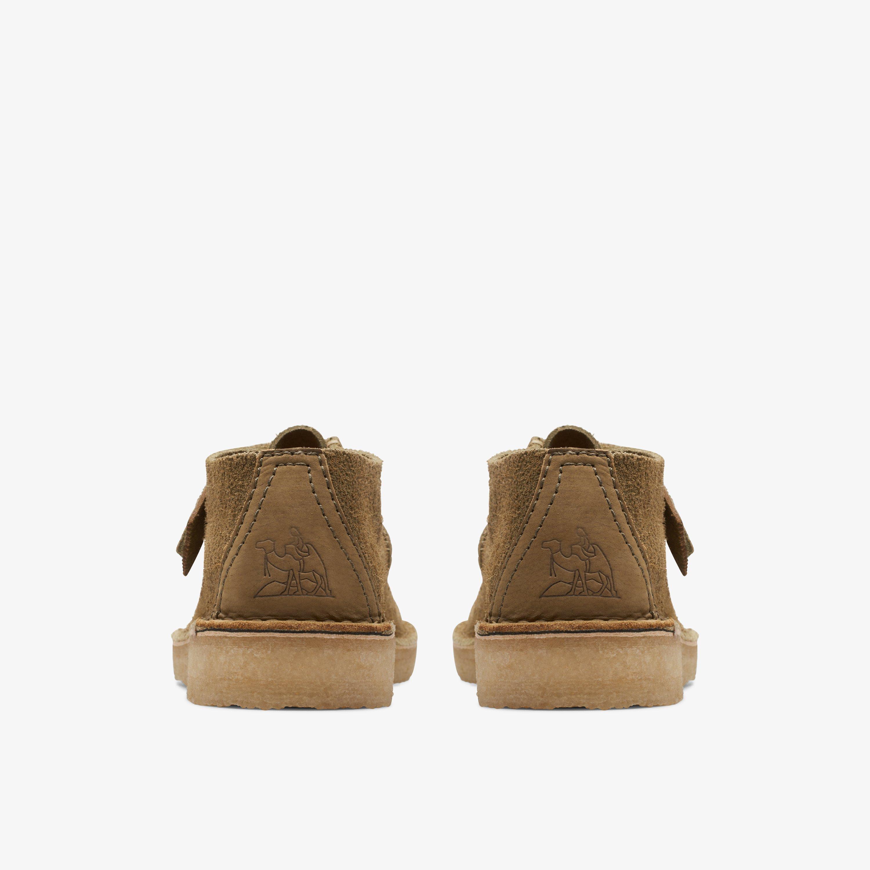 Mens Desert Nomad Khaki Suede Desert Boots | Clarks UK