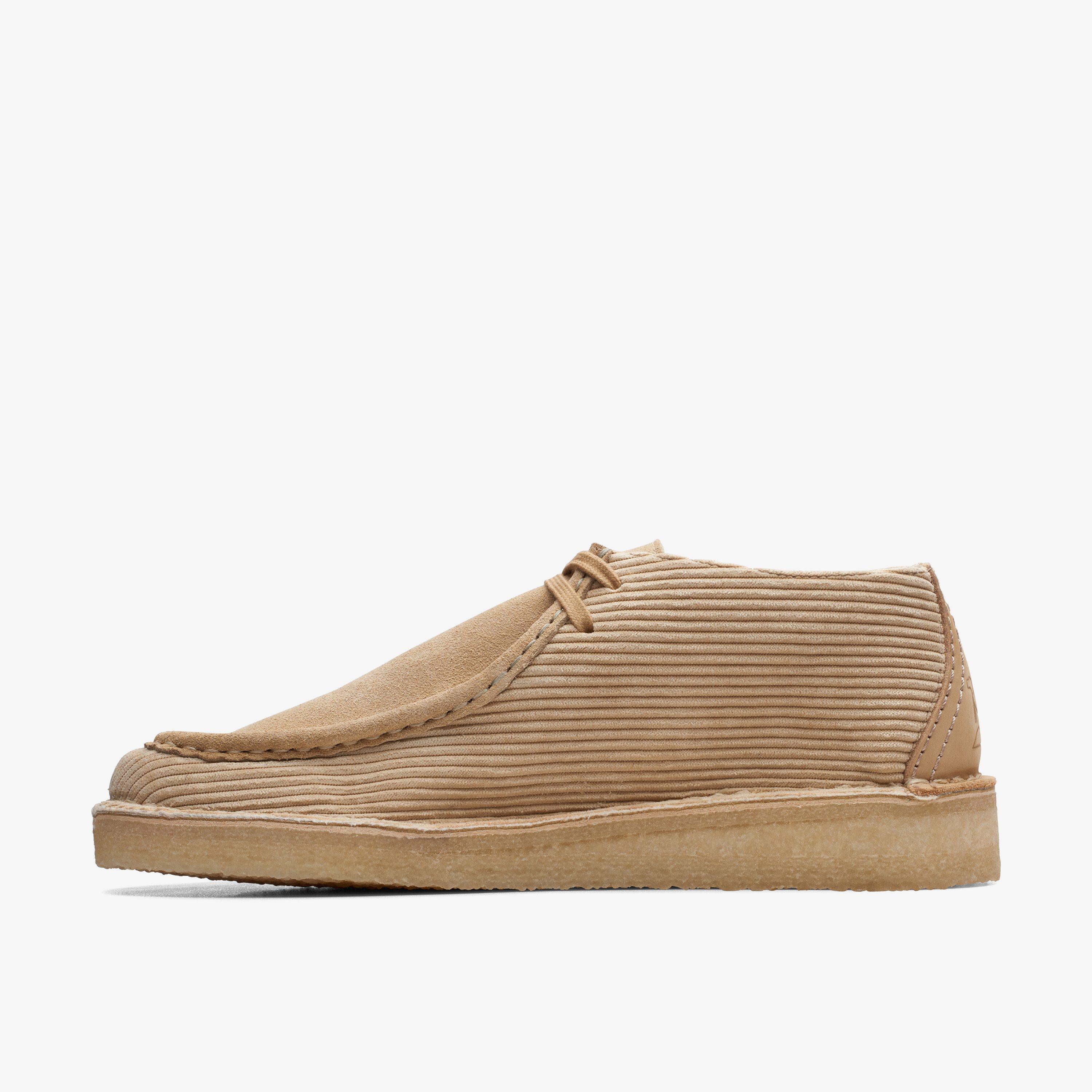 Mens Desert Nomad Sand Combi Lace Up Shoes | Clarks