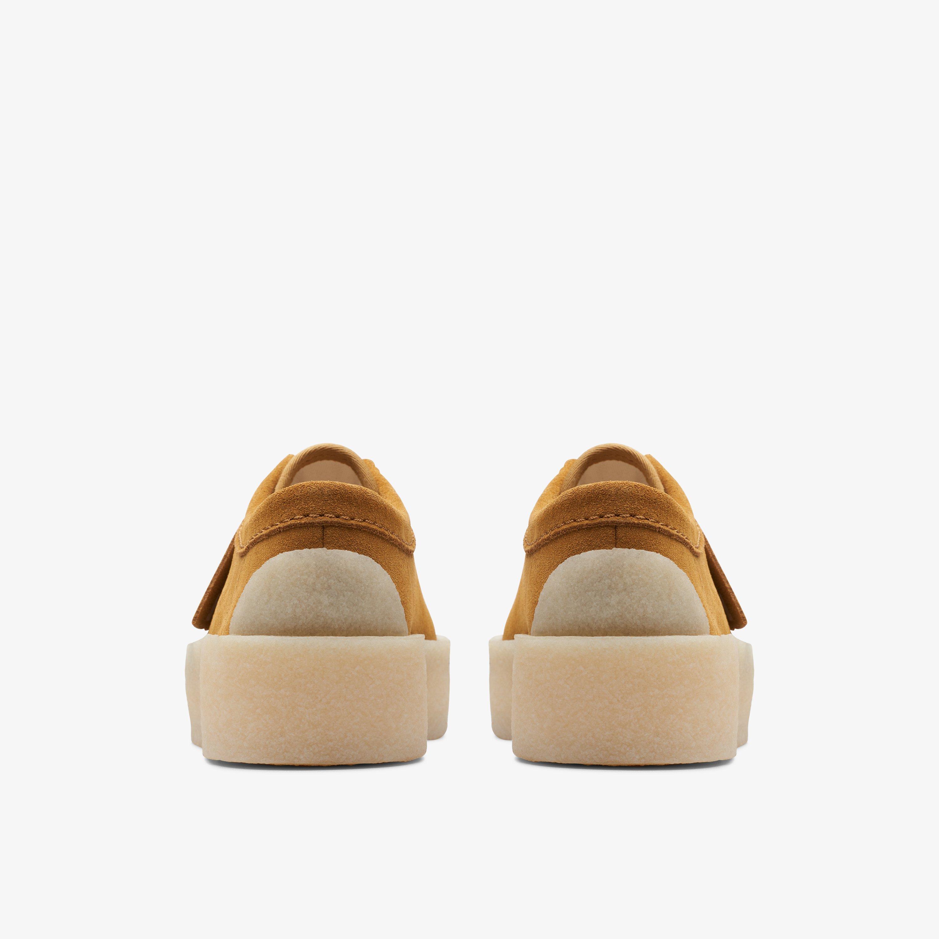 Womens Tor Hoop Tan Suede Lace Up Trainers | Clarks