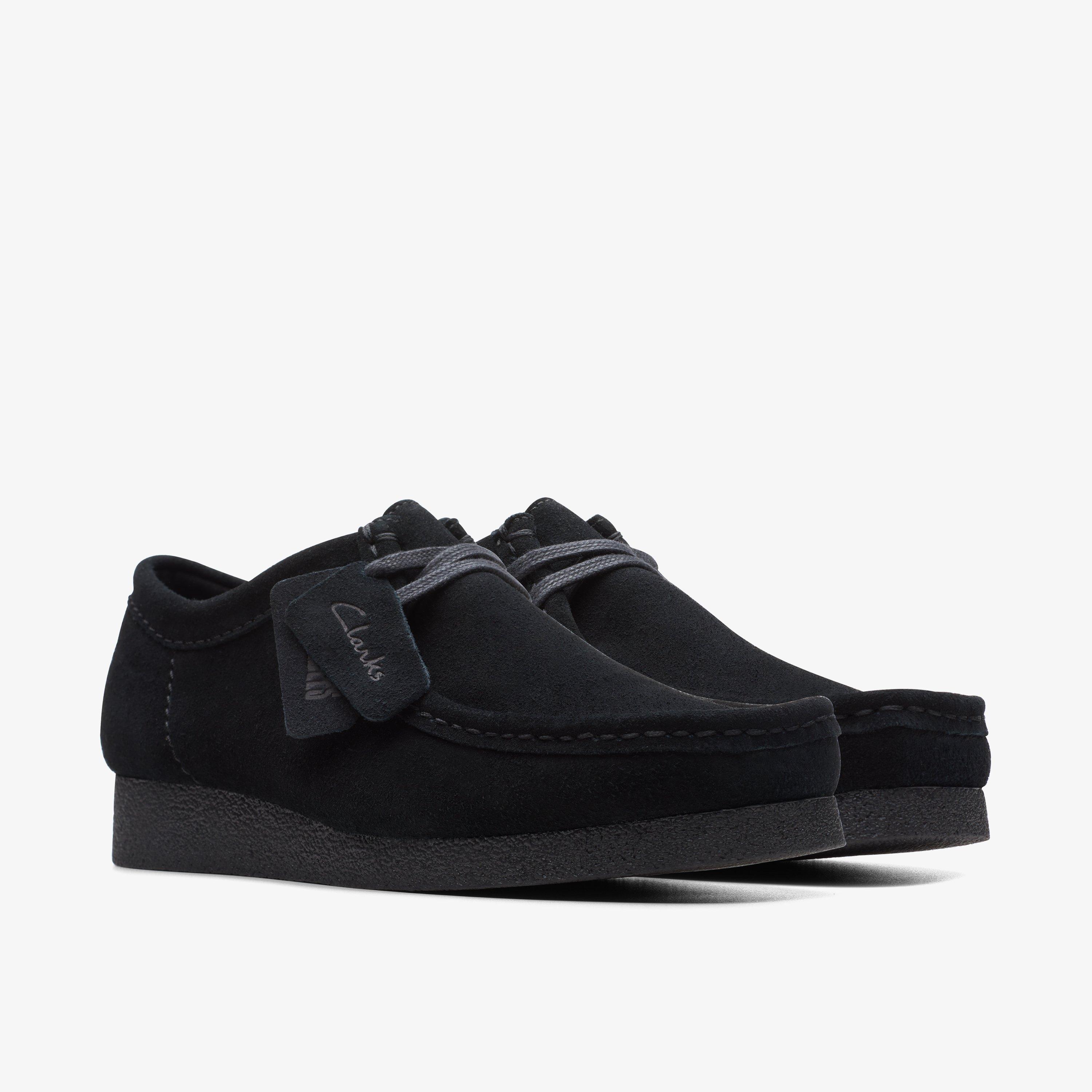 Chaussures à lacets Wallabee EVO en daim noir pour hommes | Clarks