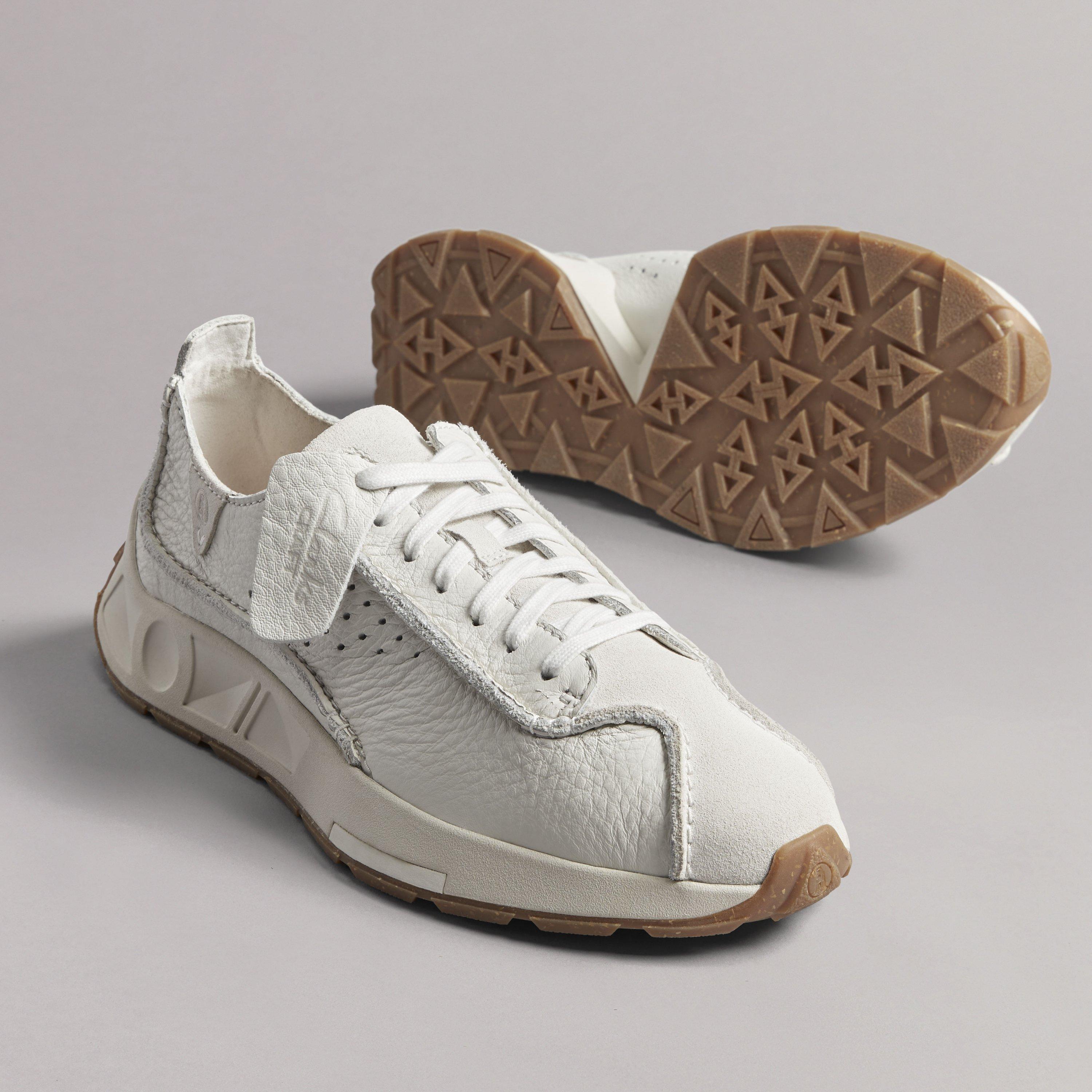 Mens Craft Speed White Leather Trainers | Clarks Outlet