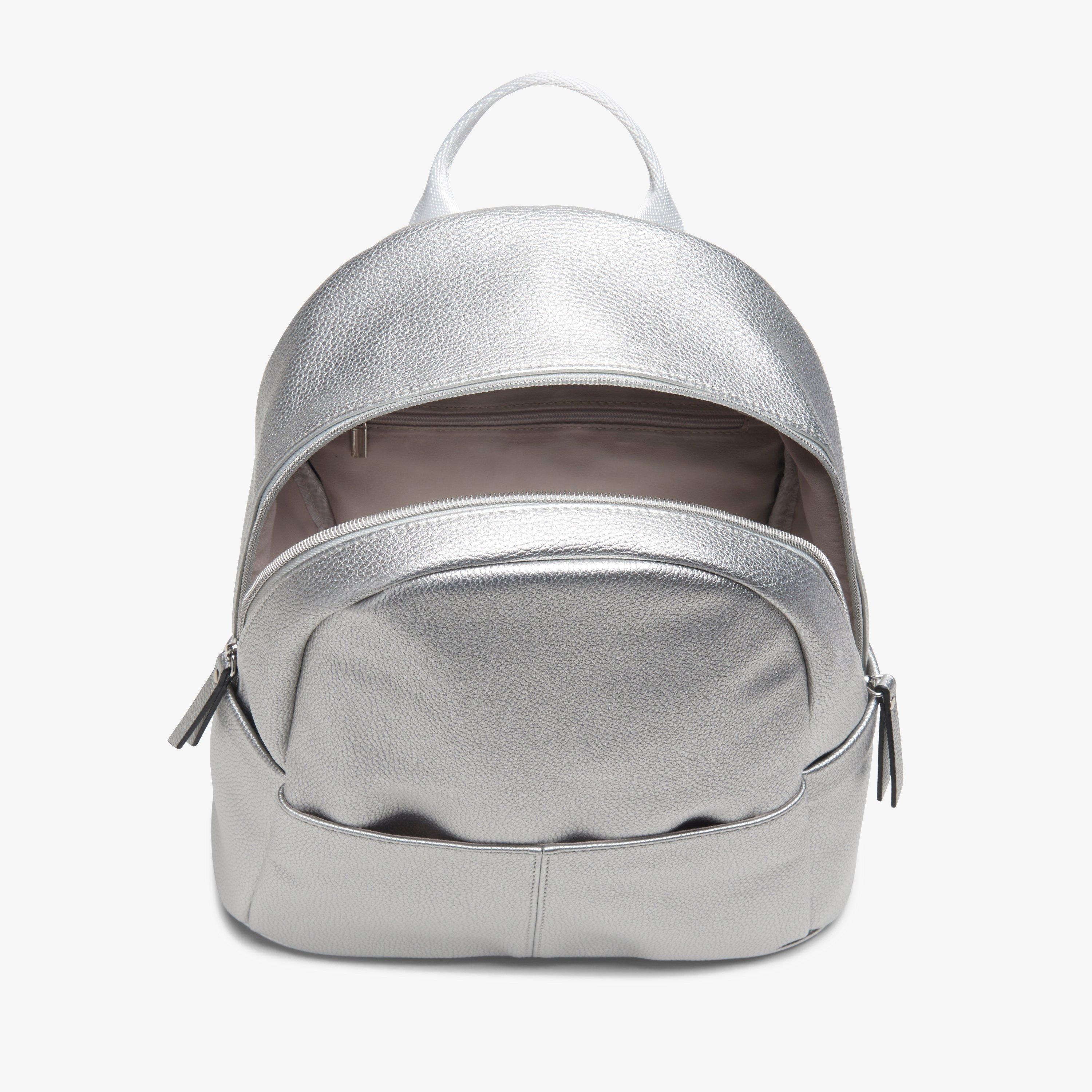 Womens Handlist Lulu Silver Bags Backpack | Clarks Outlet