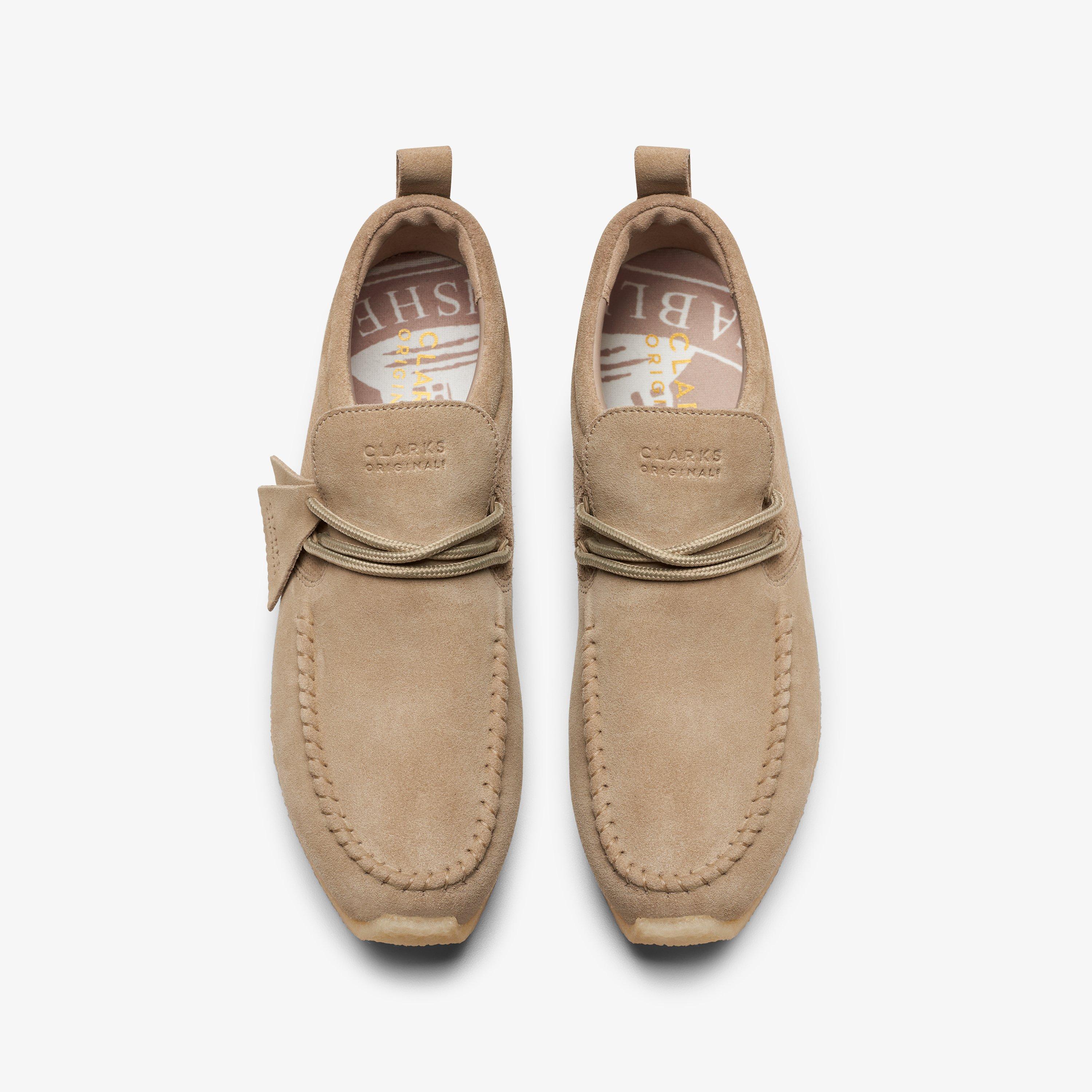 Mens, Womens Maycliffe Dark Sand Suede Moccasins Shoes | Clarks UK