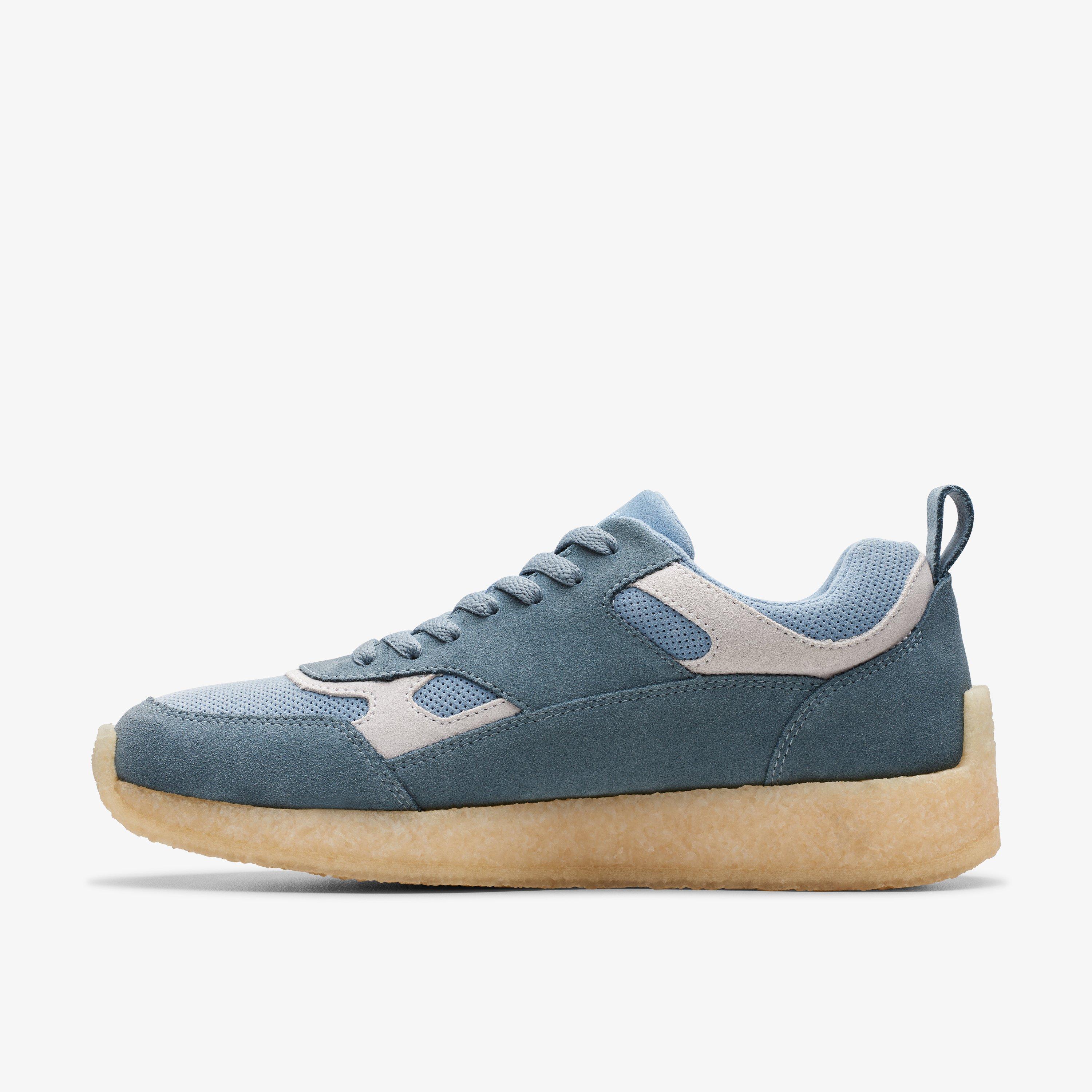 Mens, Womens, Unisex Lockhill Blue Grey Combination Trainers | Clarks UK