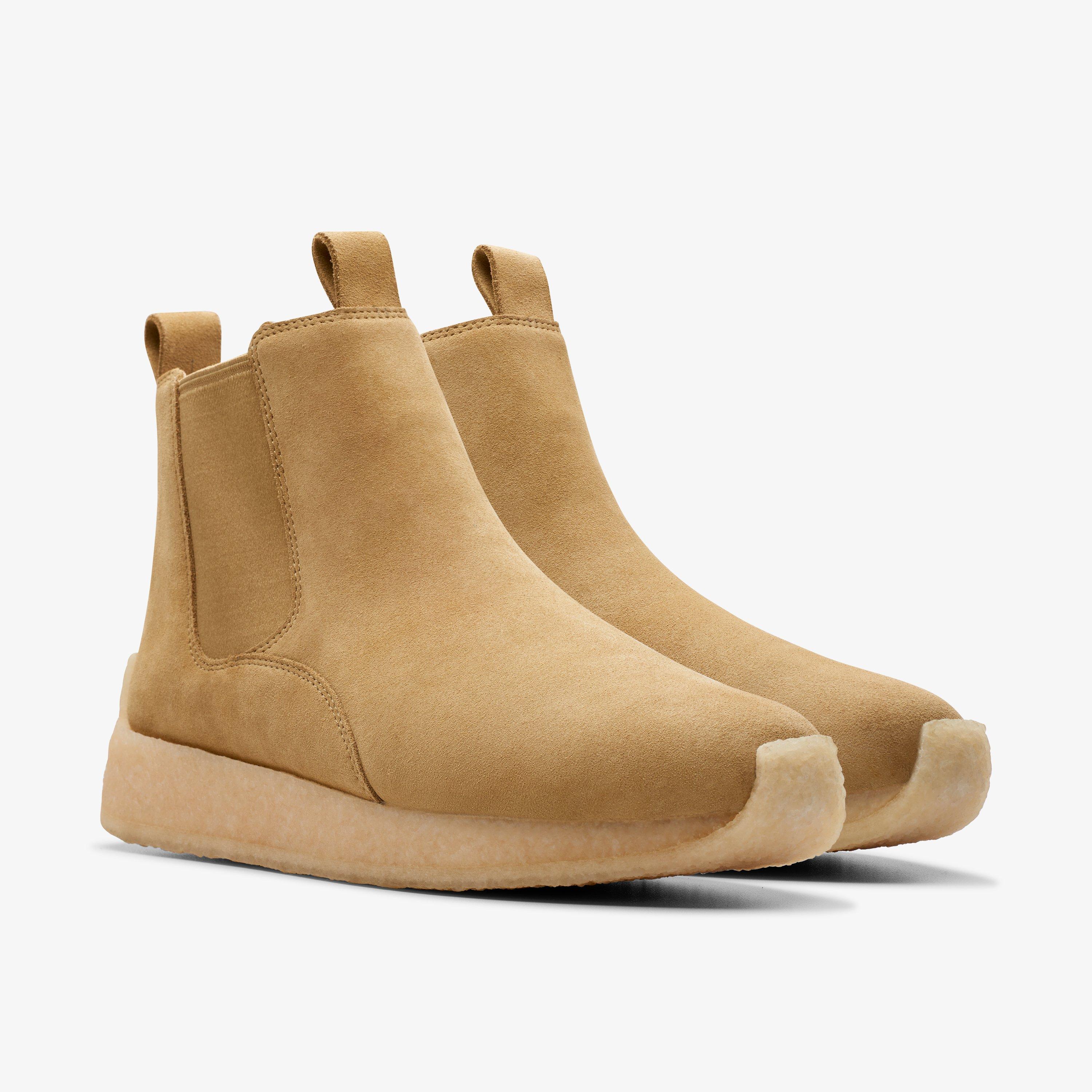 Mens Womens Unisex Radlett Dark Sand Boots Chelsea Boots | Clarks Outlet