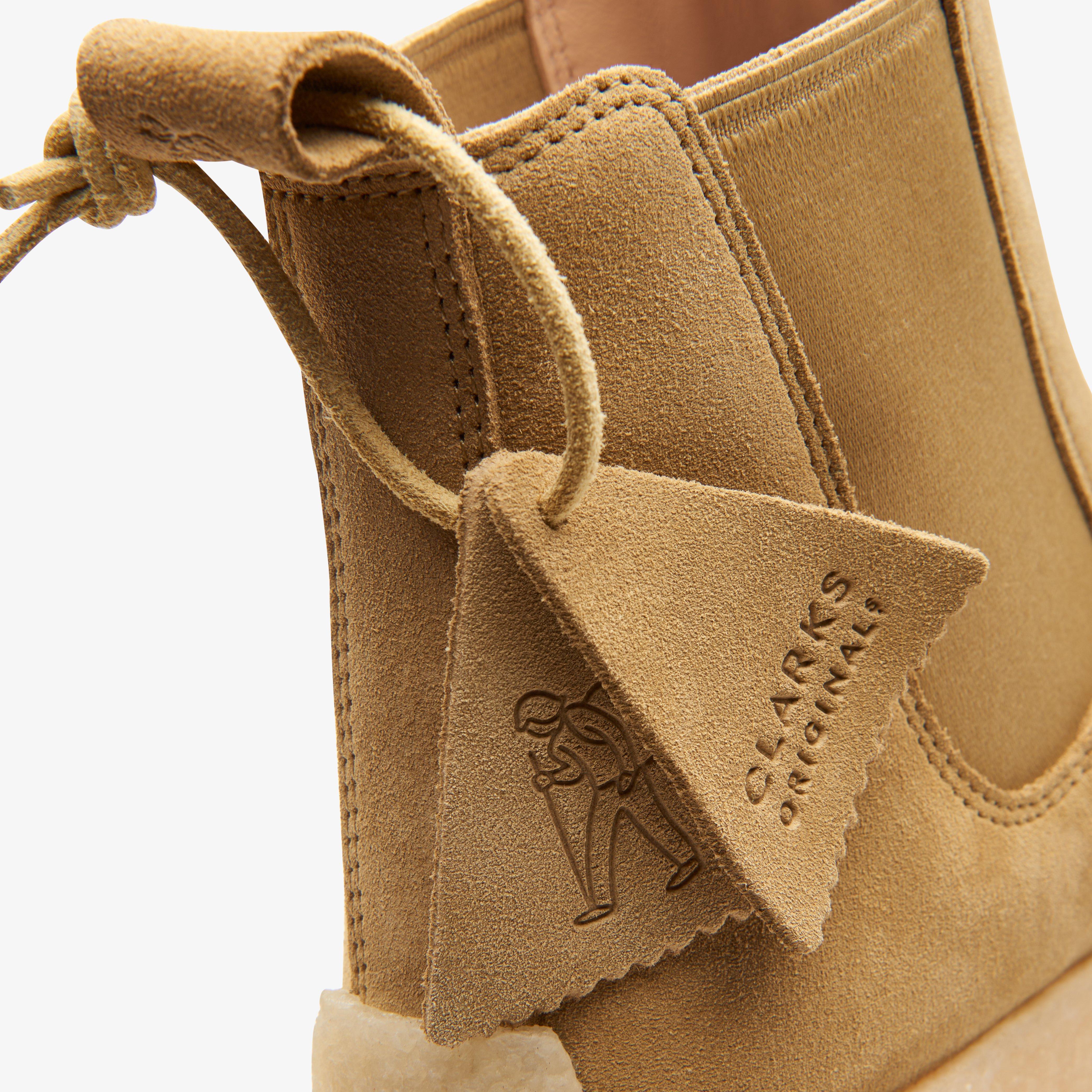 Mens Womens Unisex Radlett Dark Sand Boots Chelsea Boots | Clarks Outlet
