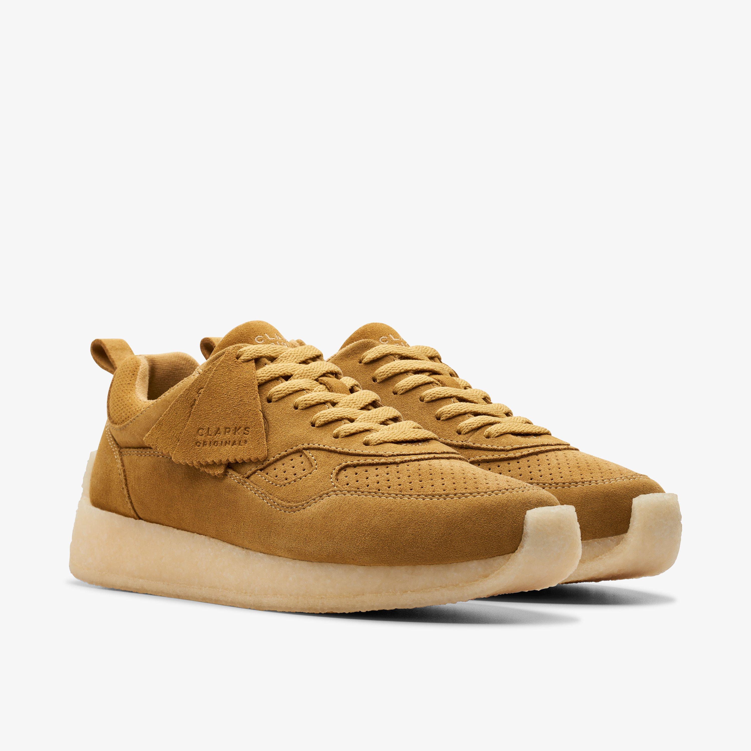 Mens Womens Unisex Lockhill Tan Trainers | Clarks Outlet