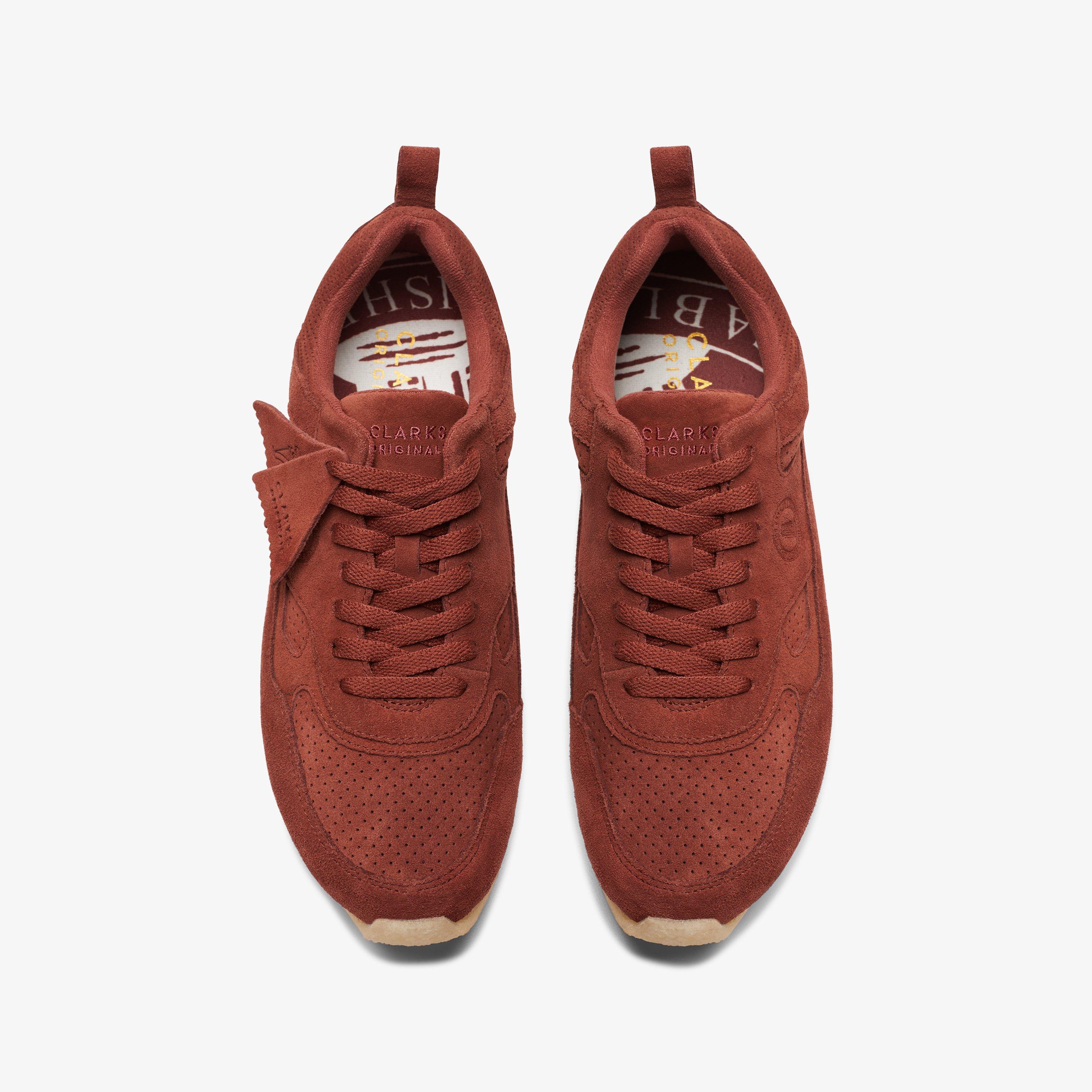 Mens Womens Unisex Lockhill Burgundy Trainers | Clarks Outlet