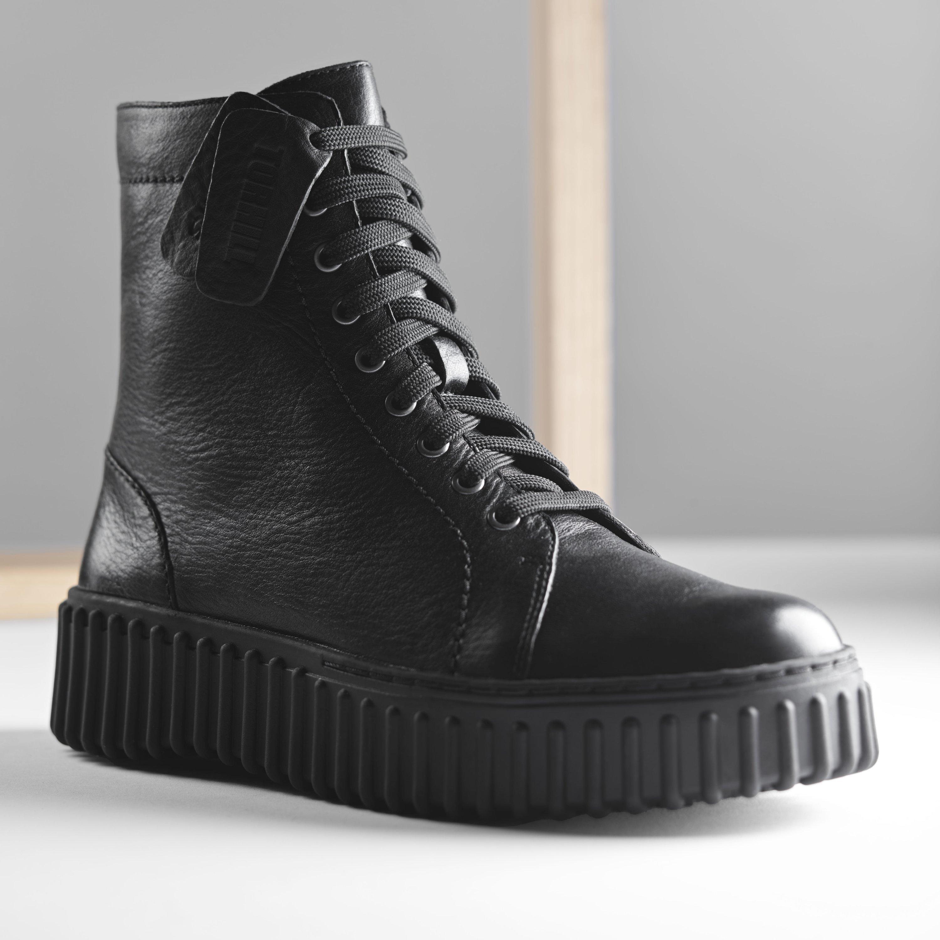 WOMENS Torhill Rise Black Leather Ankle Boots | Clarks US