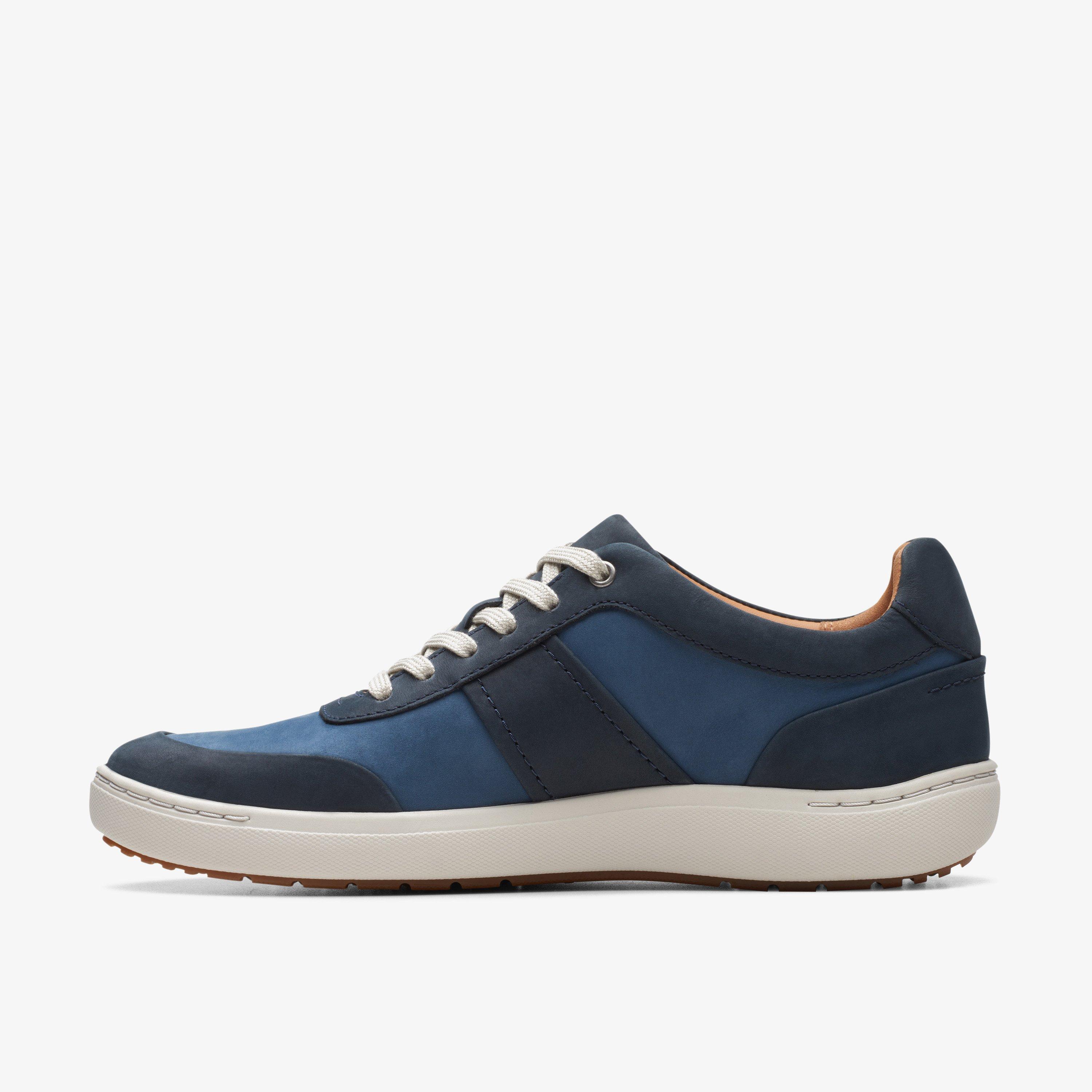 Womens Nalle Fern Navy Combination Trainers | Clarks Outlet