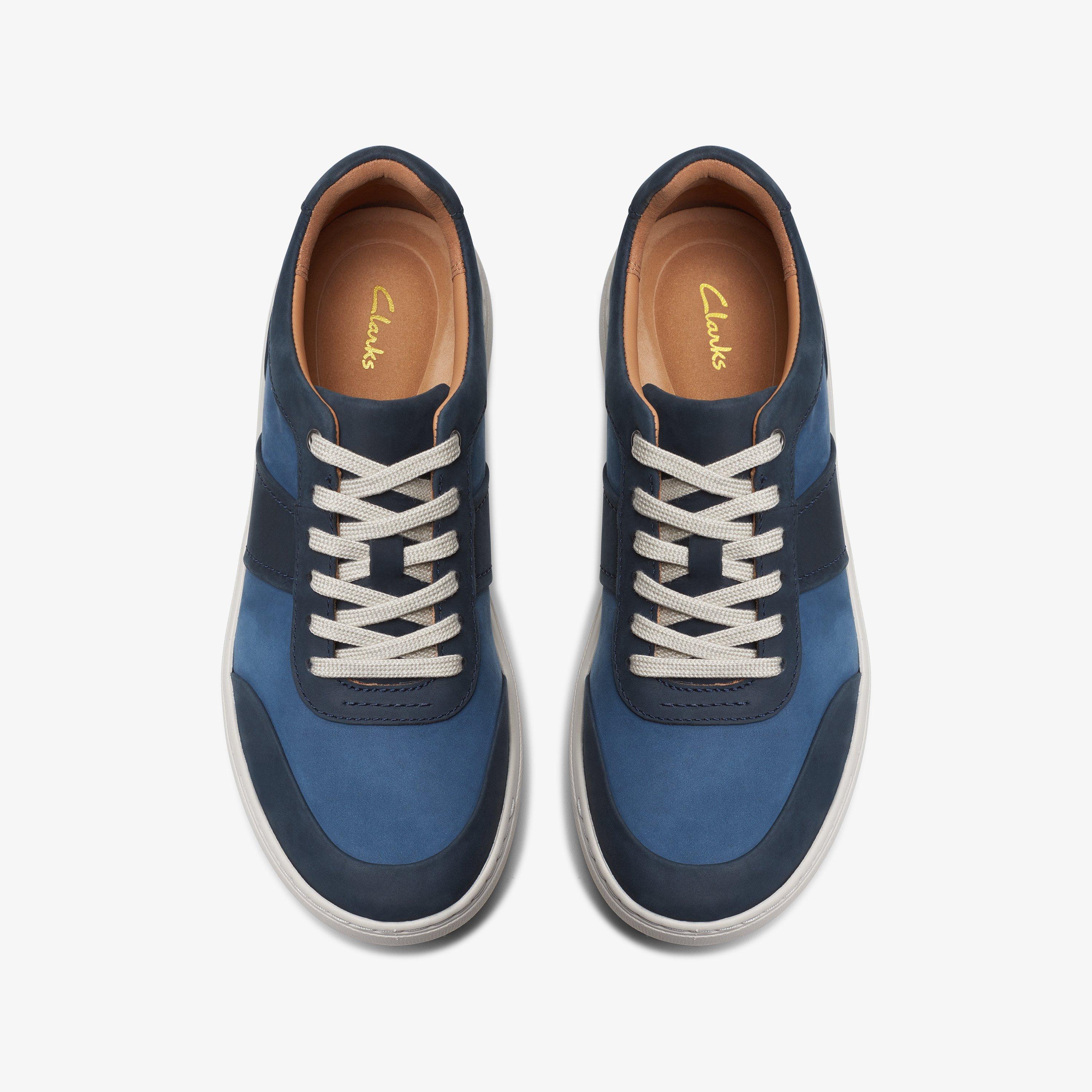 Womens Nalle Fern Navy Combination Trainers | Clarks Outlet