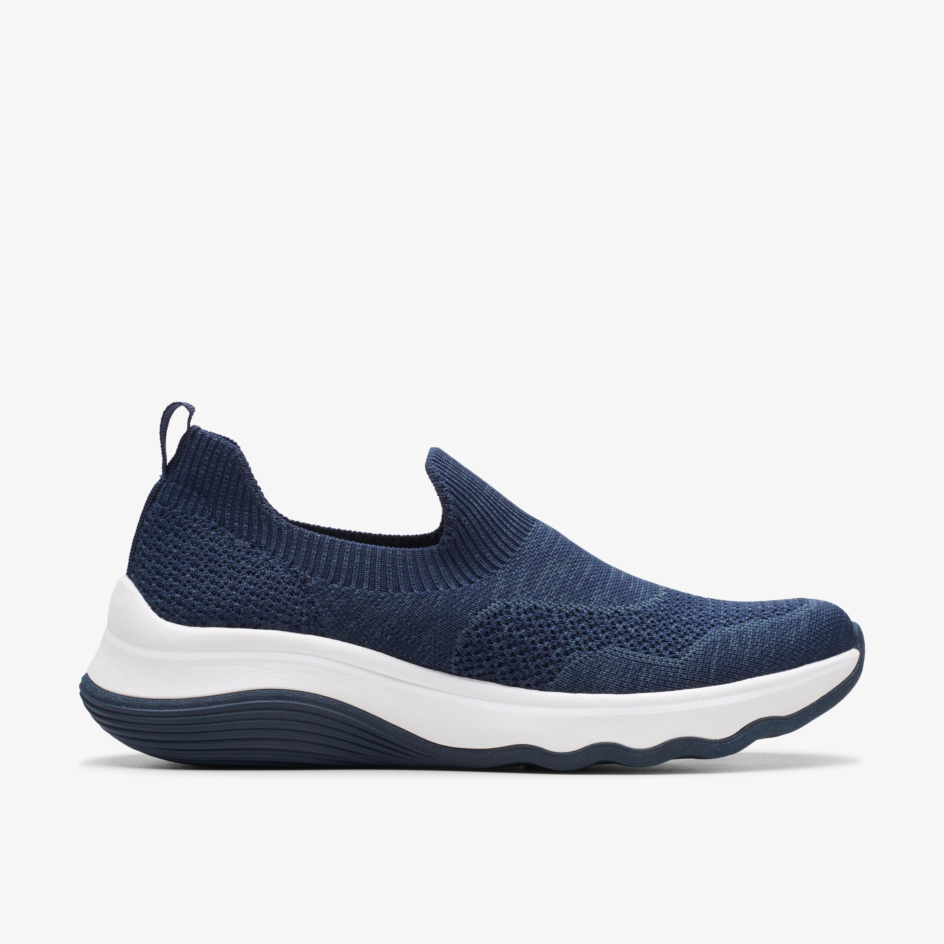 Chaussures de sport Circuit Path en tricot bleu marine pour femmes | Clarks