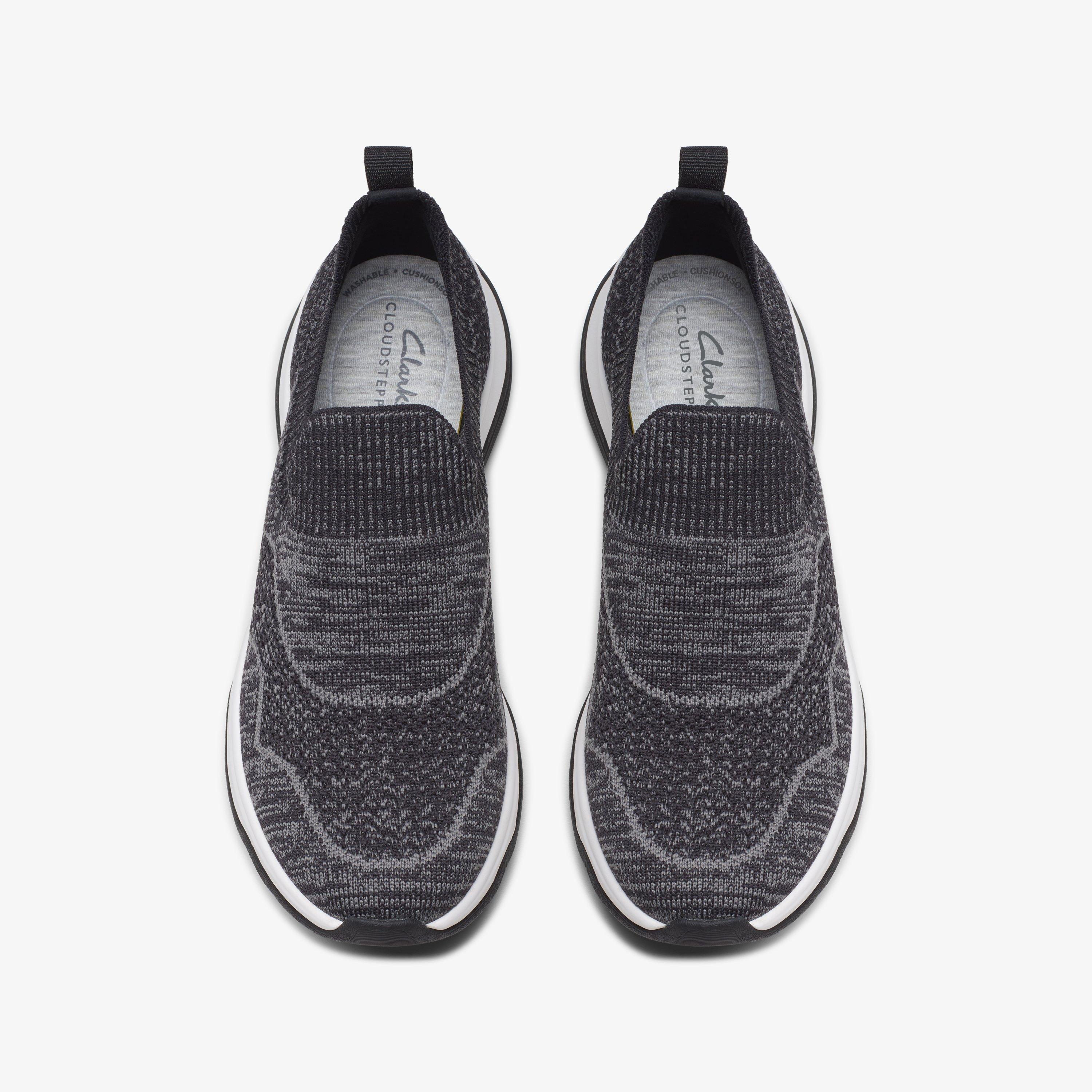 WOMENS Circuit Path Black Knit Sneakers | Clarks CA
